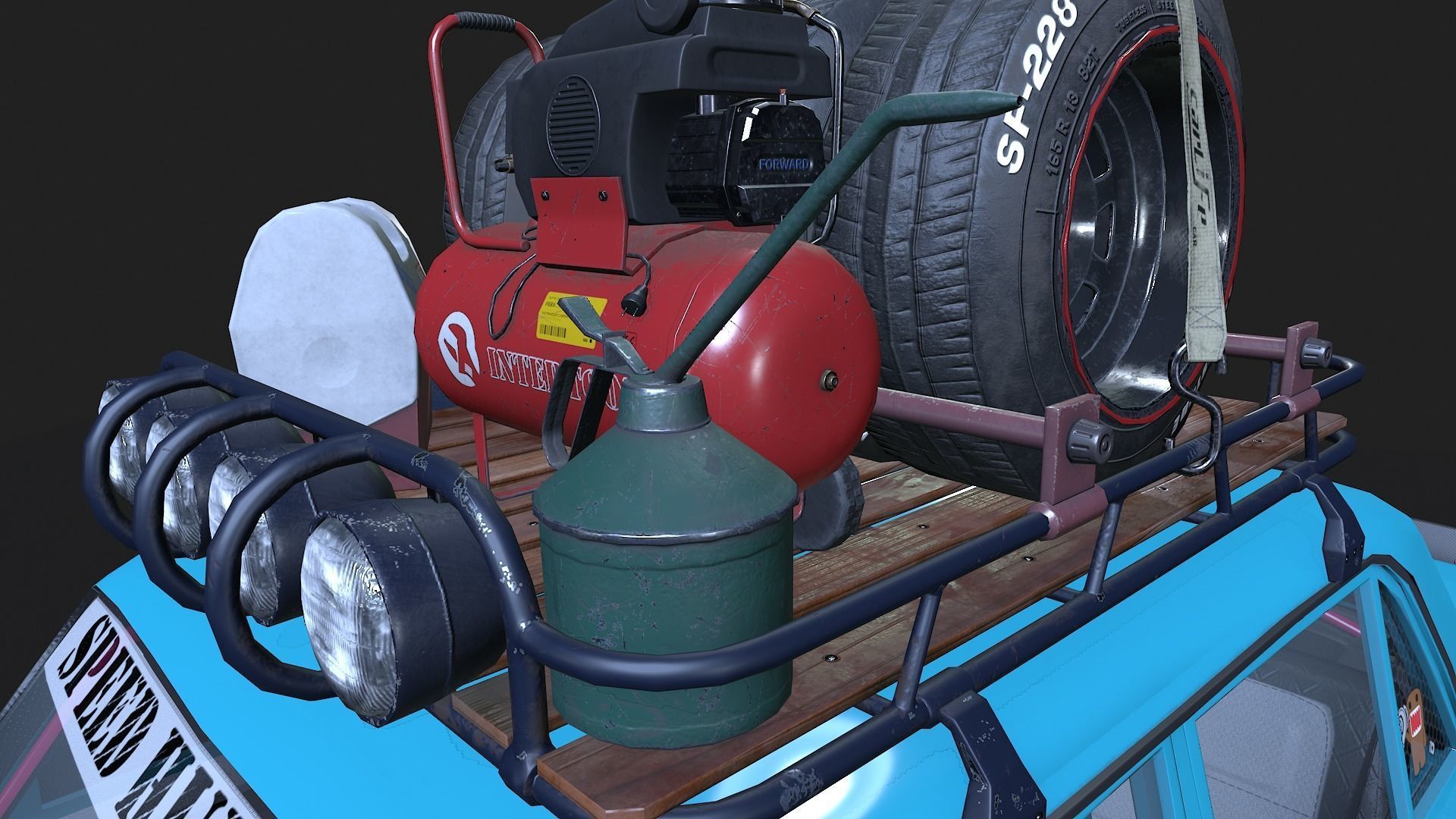 3D model Vaz 2107 Custom VR / AR / low-poly | CGTrader