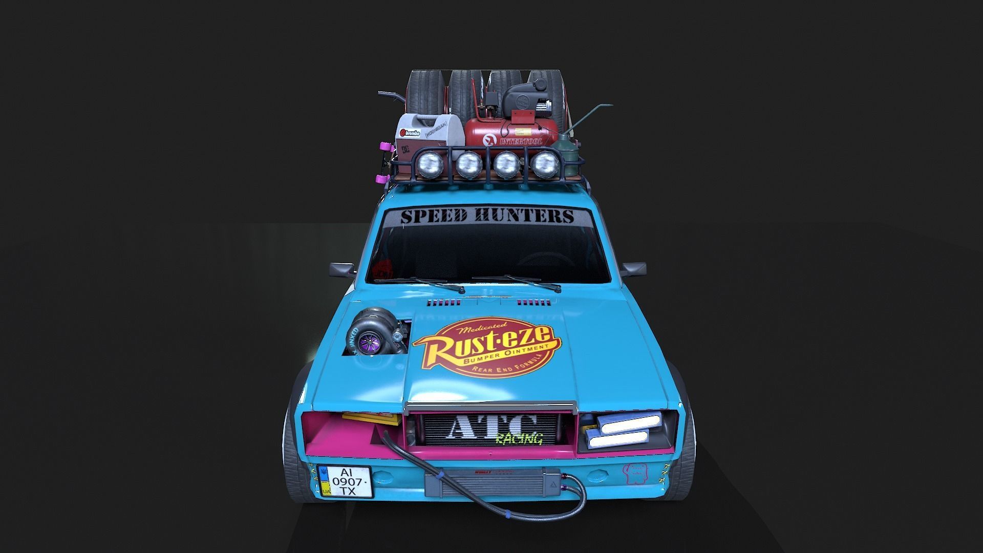 3D model Vaz 2107 Custom VR / AR / low-poly | CGTrader