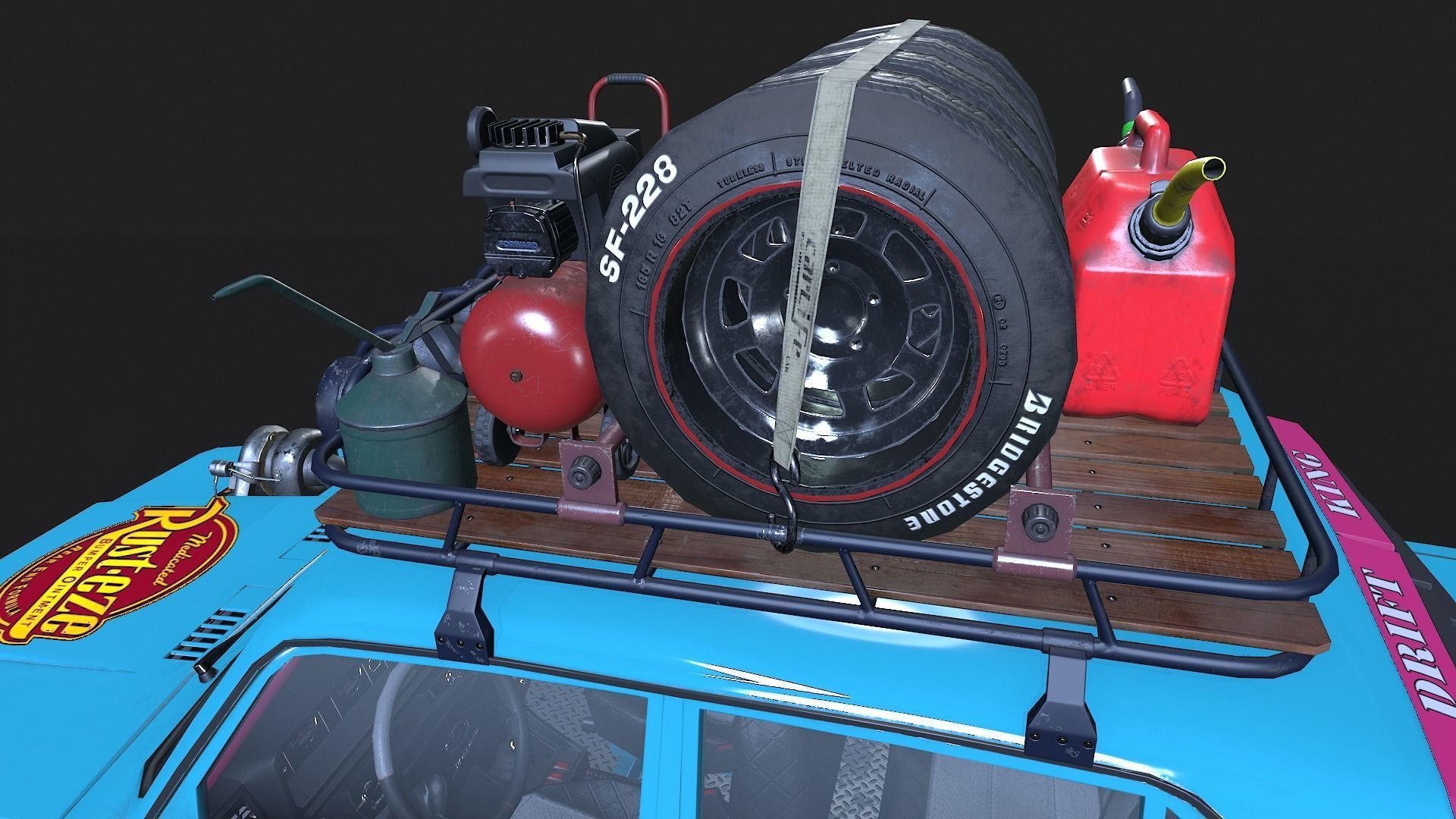 3D model Vaz 2107 Custom VR / AR / low-poly | CGTrader