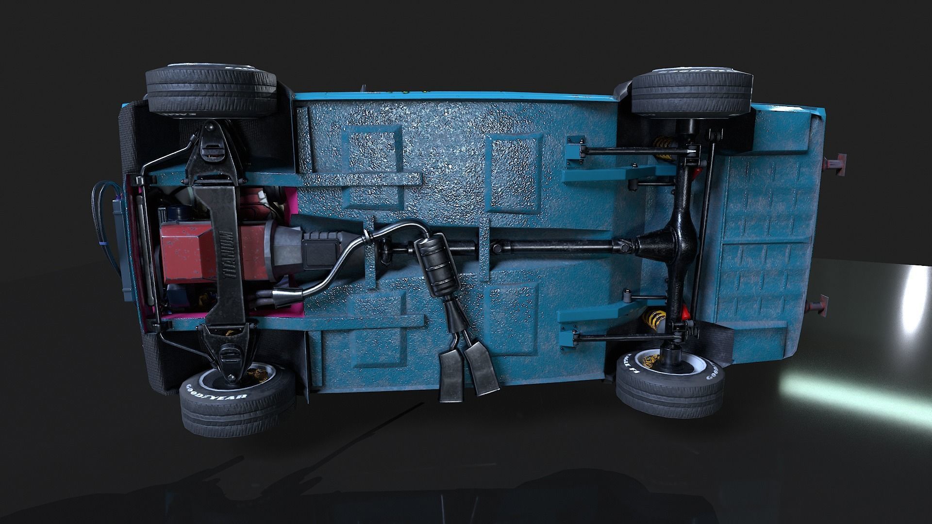 3D model Vaz 2107 Custom VR / AR / low-poly | CGTrader