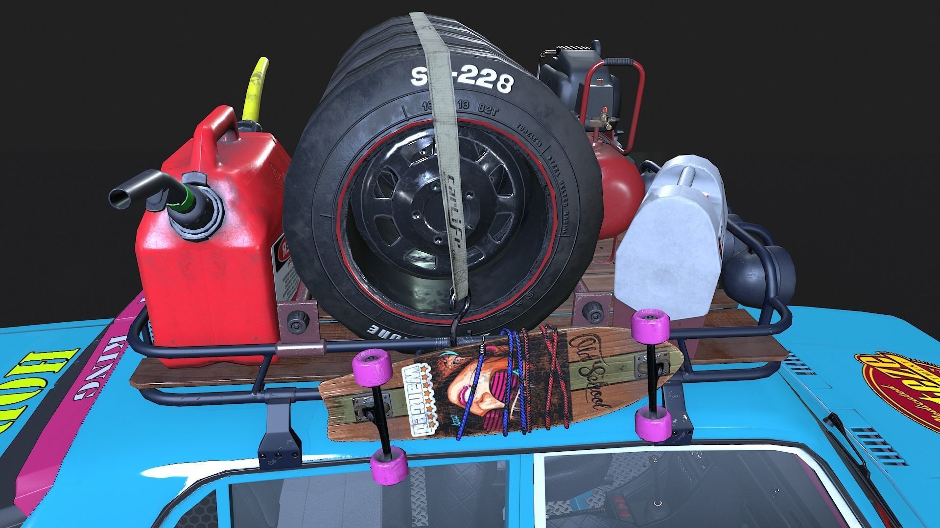 3D model Vaz 2107 Custom VR / AR / low-poly | CGTrader