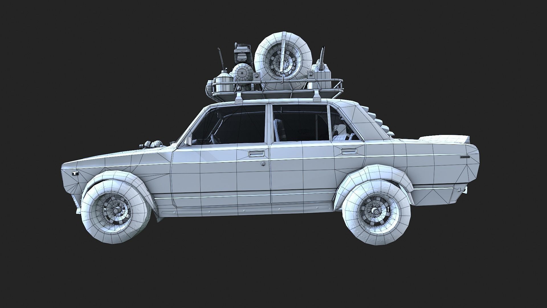 3D model Vaz 2107 Custom VR / AR / low-poly | CGTrader