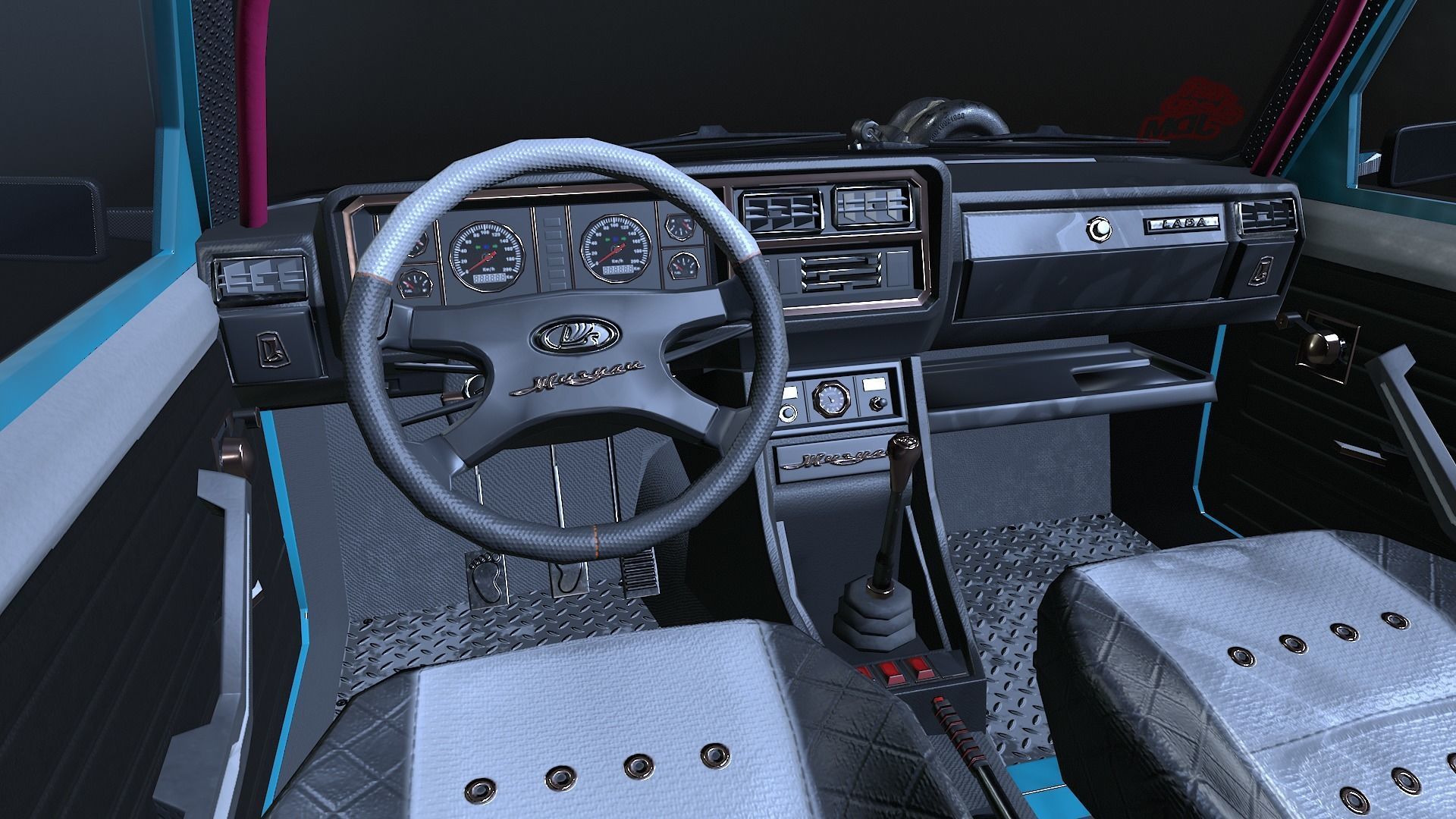 3D model Vaz 2107 Custom VR / AR / low-poly | CGTrader