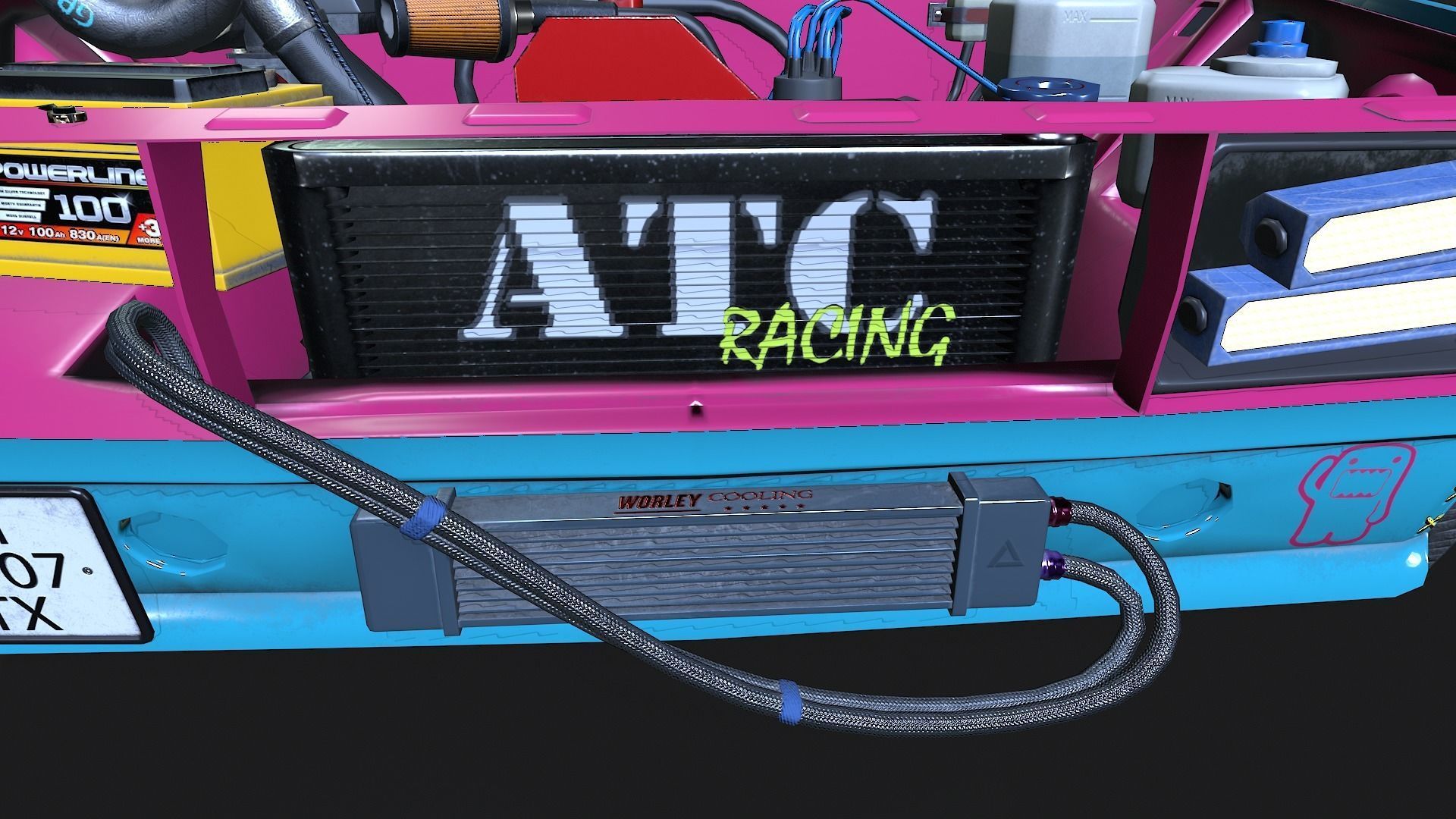 3D model Vaz 2107 Custom VR / AR / low-poly | CGTrader