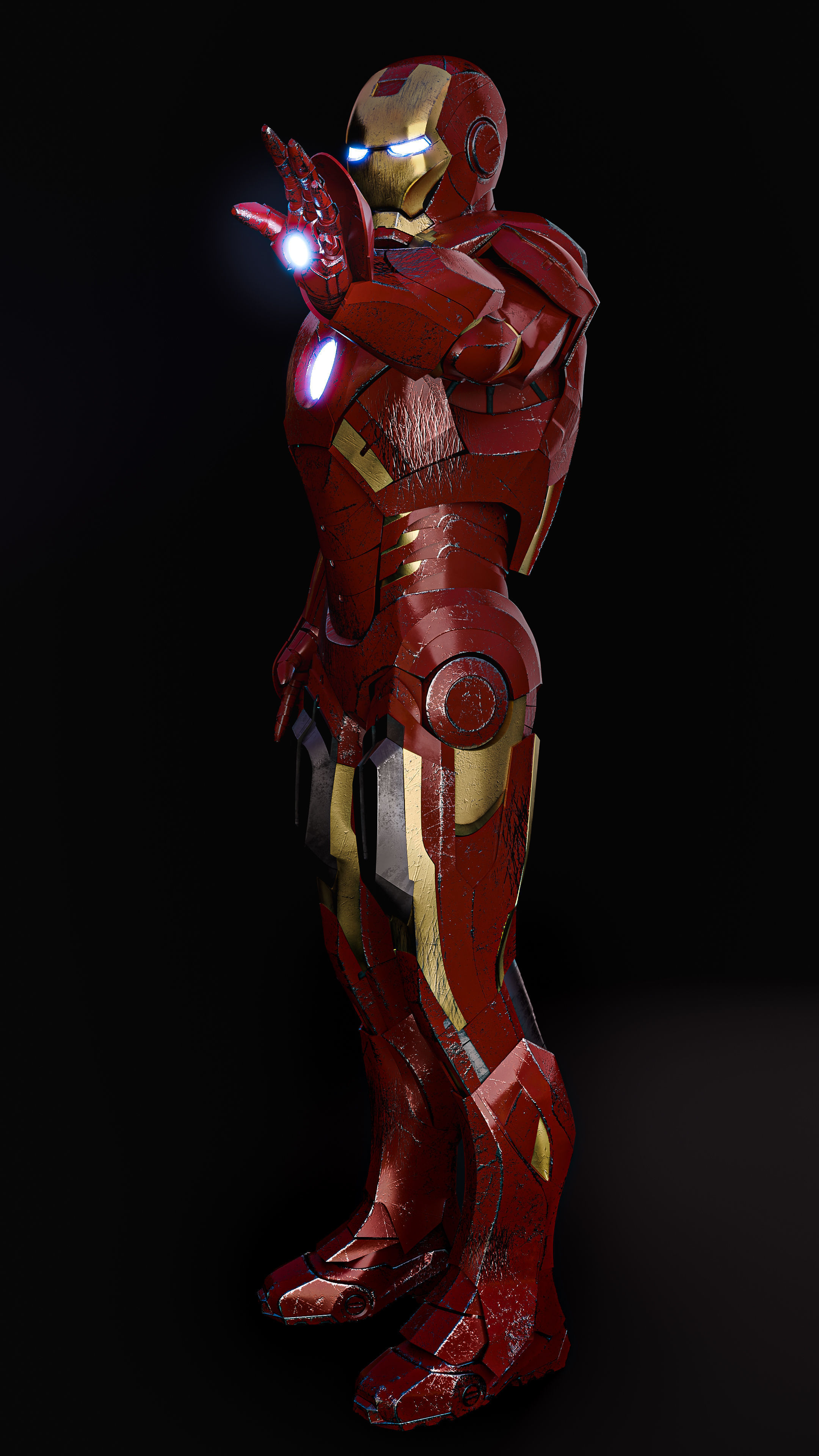 Iron Man Mark 7 3D model | CGTrader