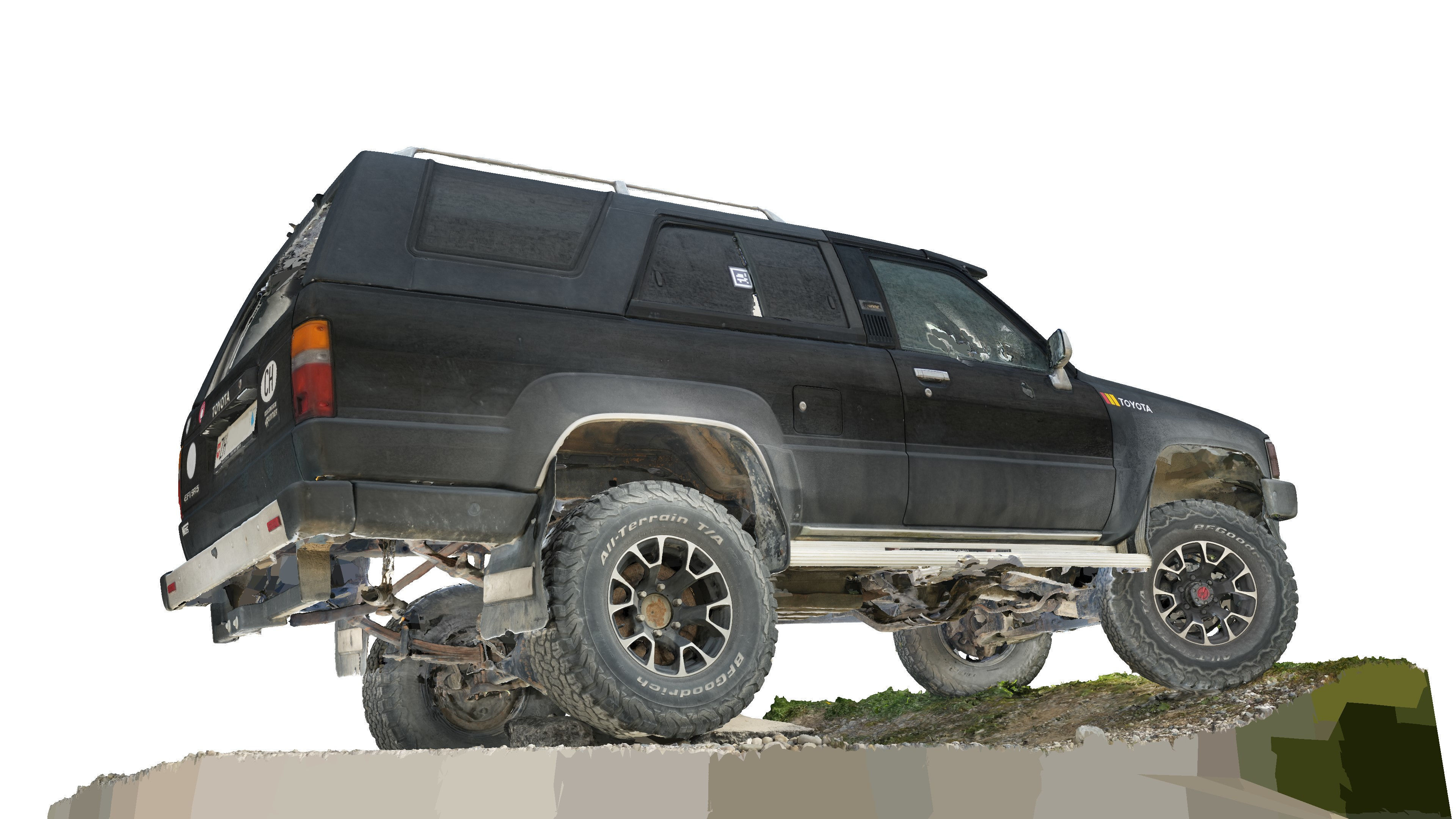 3D model Toyota 4Runner Hilux Surf 1st gen 1988 Photogrammetry VR / AR ...