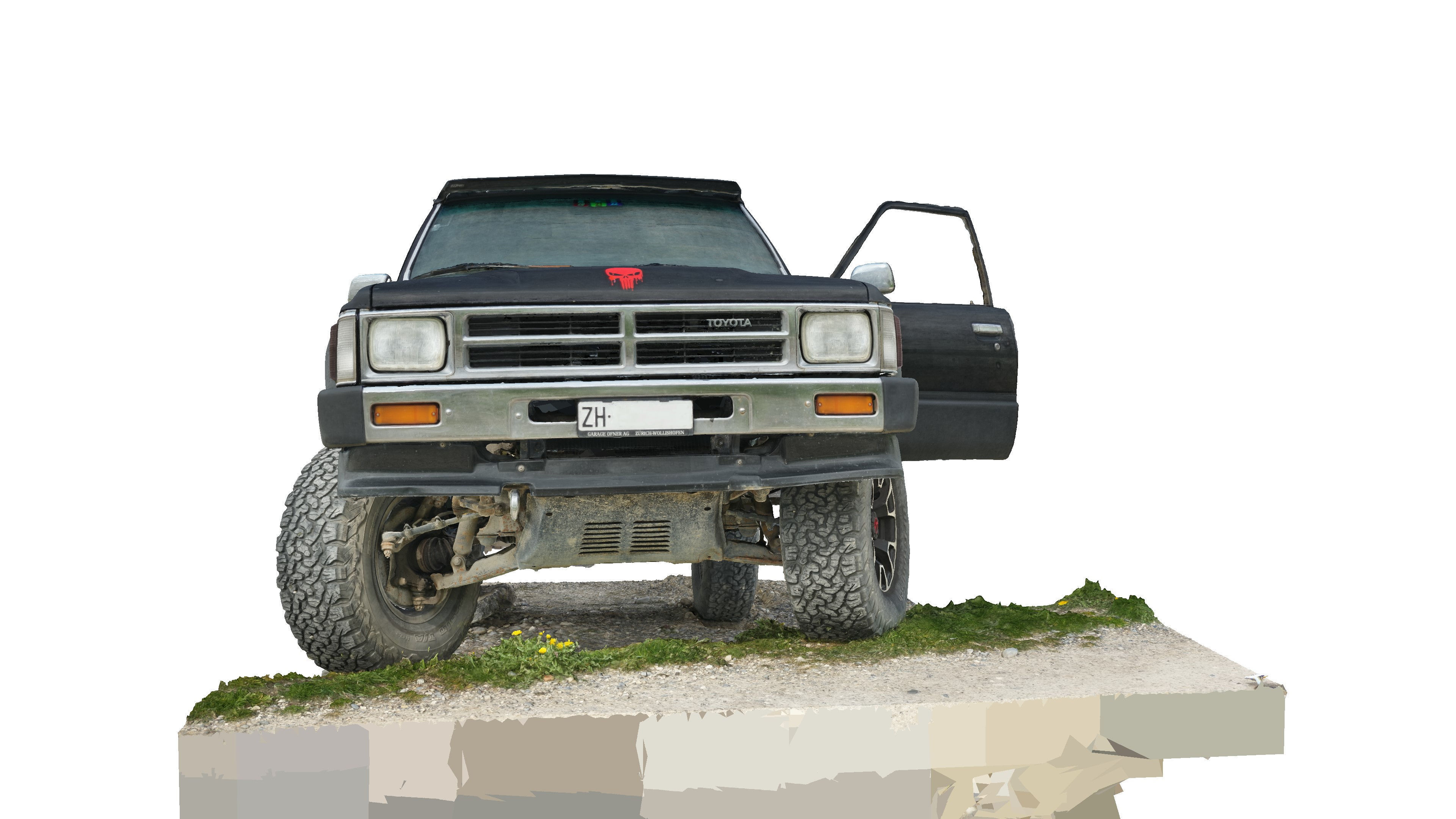 3D model Toyota 4Runner Hilux Surf 1st gen 1988 Photogrammetry VR / AR ...