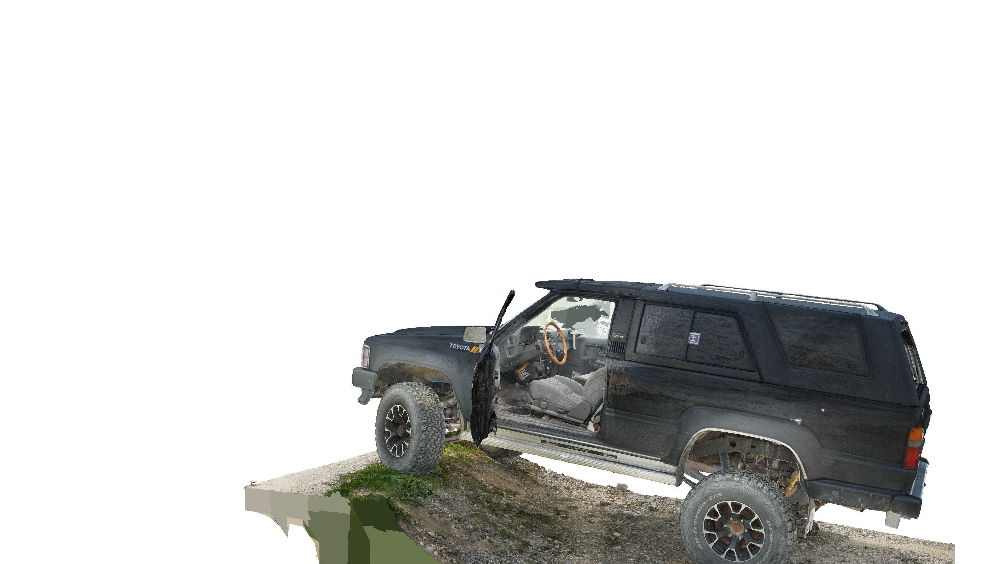3D model Toyota 4Runner Hilux Surf 1st gen 1988 Photogrammetry VR / AR ...