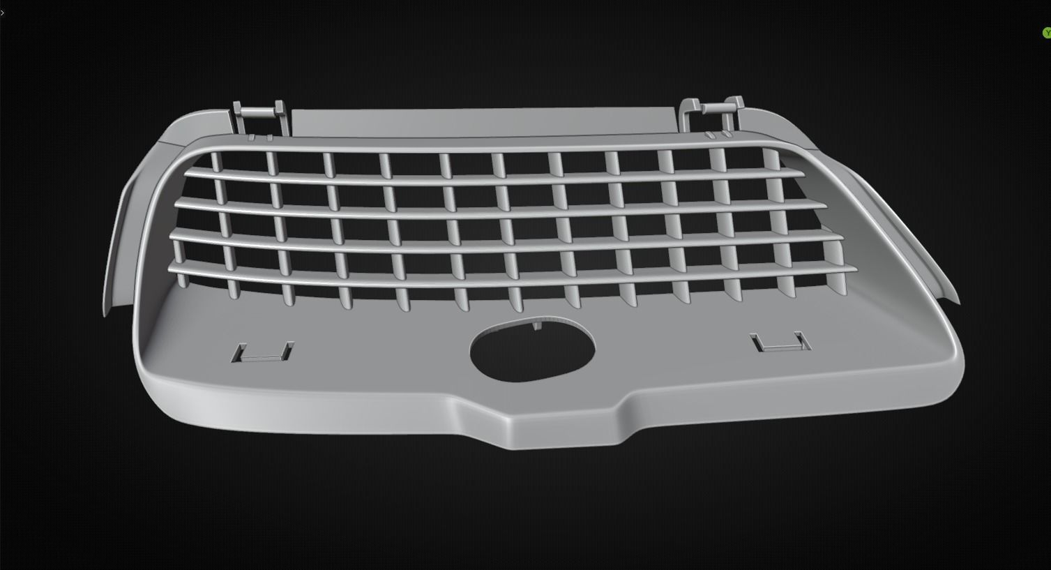 Front bumper part for volkswagen vento 1996 3D model 3D printable ...