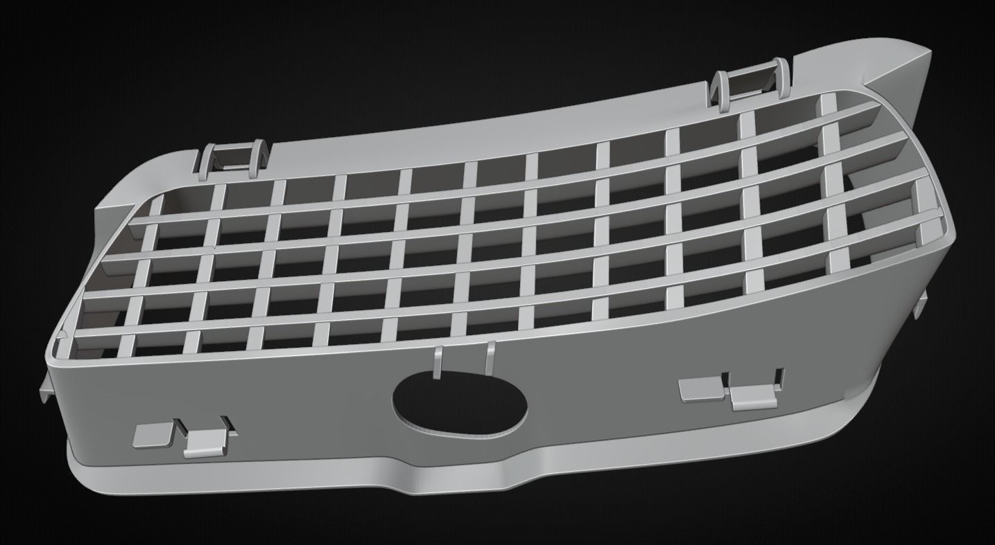 Front bumper part for volkswagen vento 1996 3D model 3D printable ...