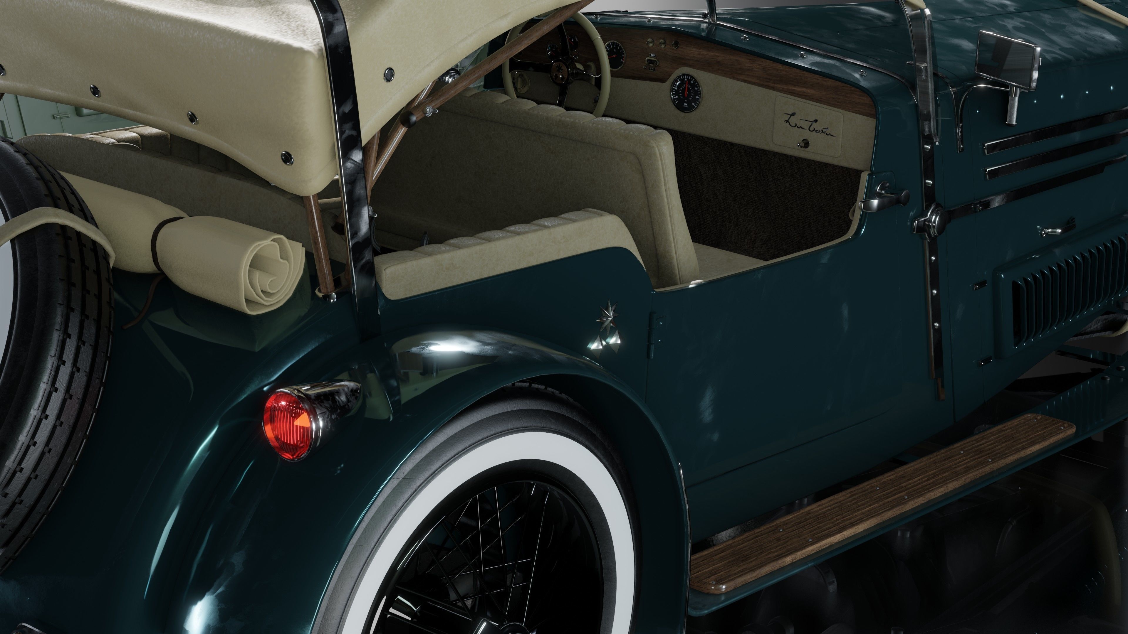 3D model 1920 to 1930 modular car VR / AR / low-poly | CGTrader