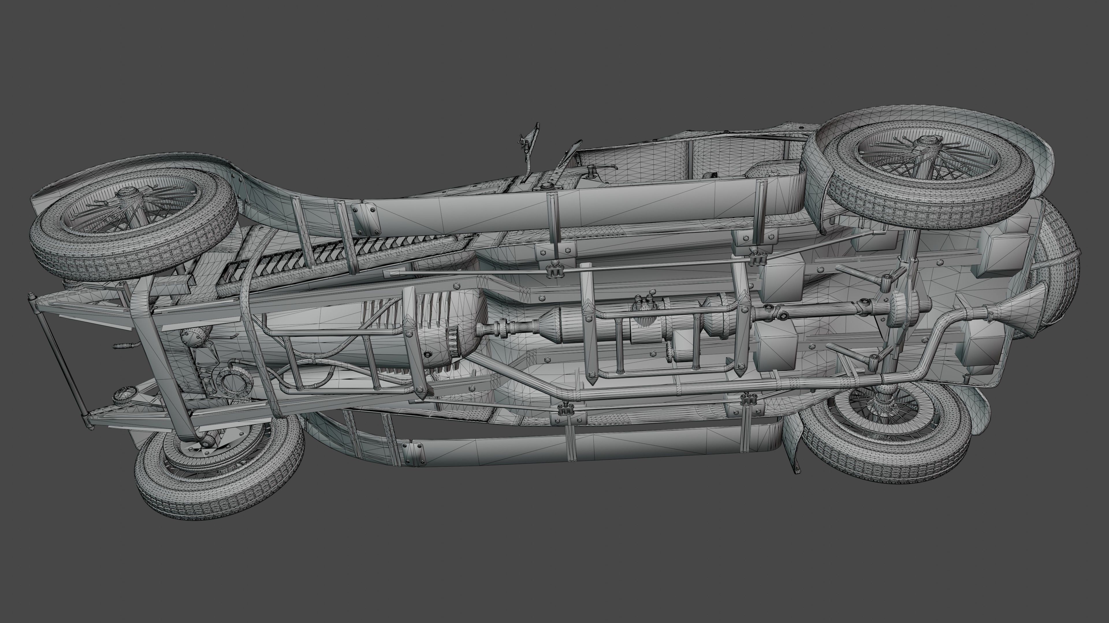 3D model 1920 to 1930 modular car VR / AR / low-poly | CGTrader