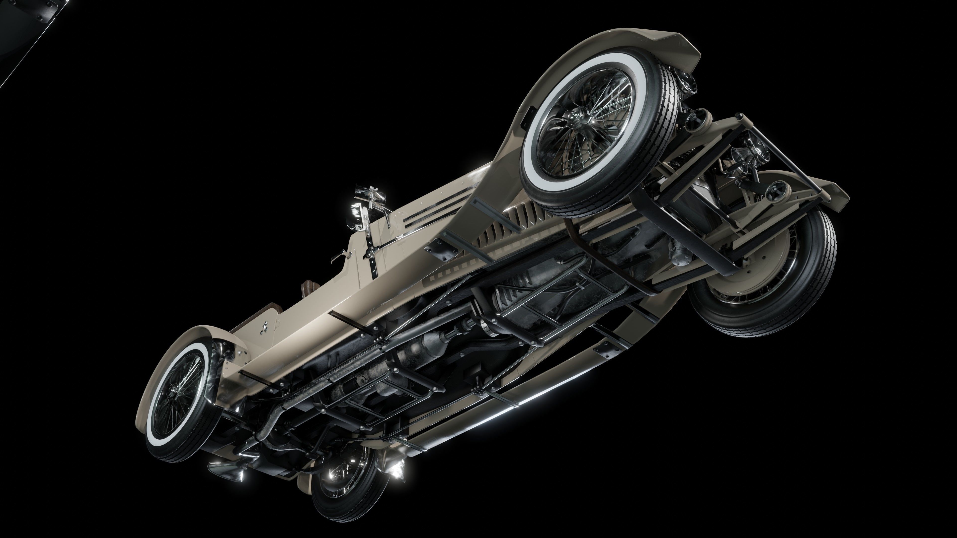 3D model 1920 to 1930 modular car VR / AR / low-poly | CGTrader