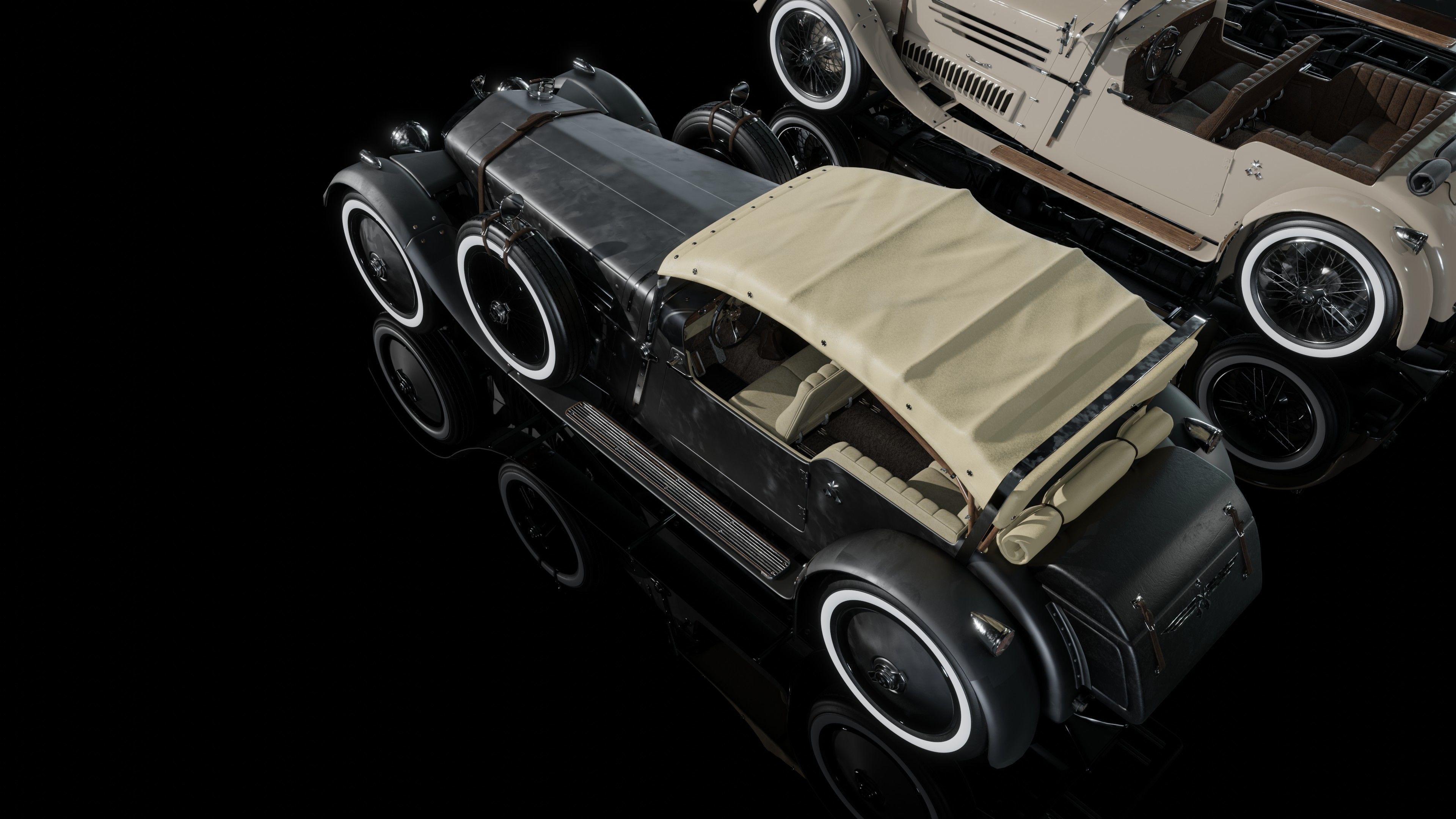 3D model 1920 to 1930 modular car VR / AR / low-poly | CGTrader