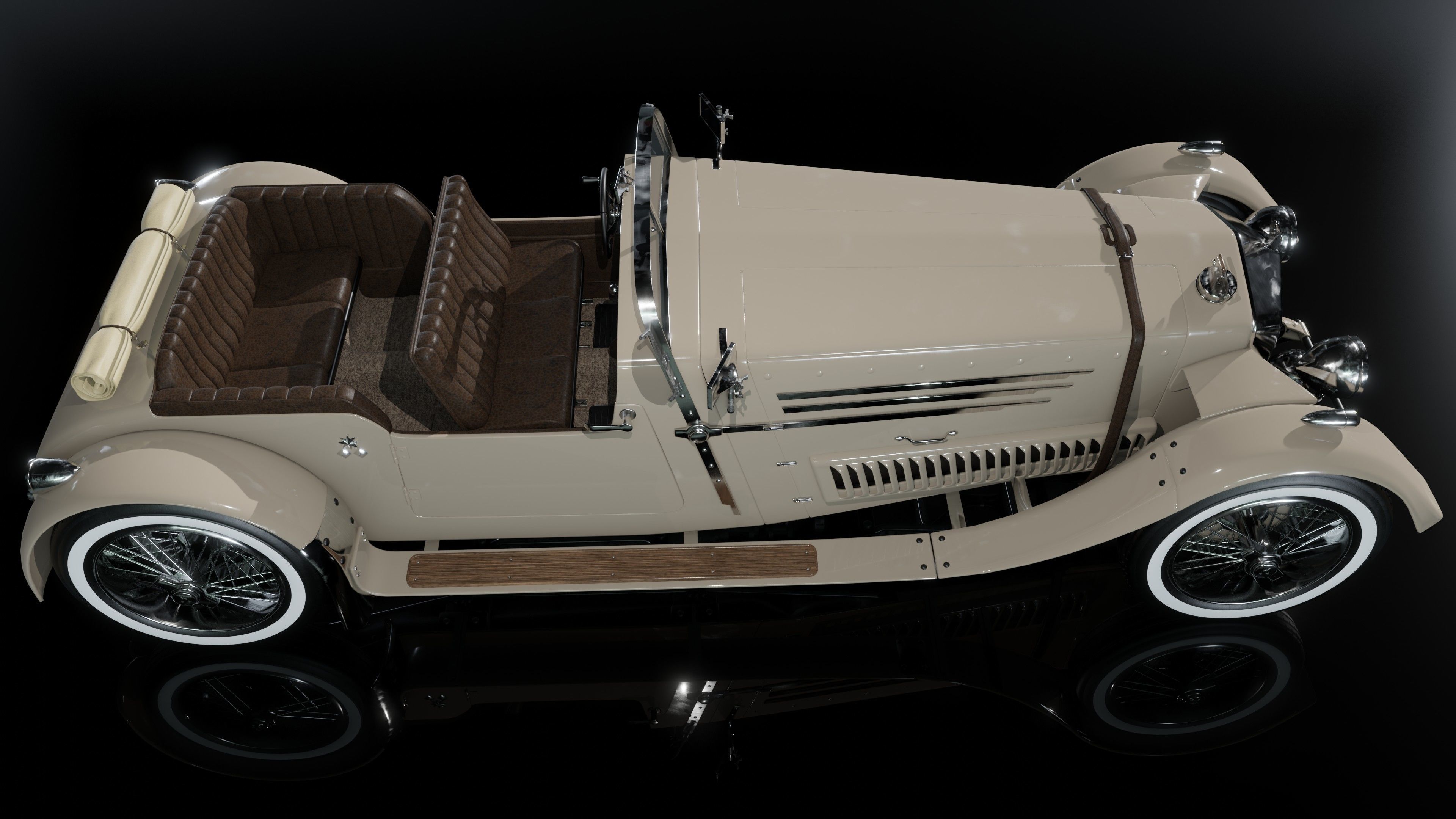 3D model 1920 to 1930 modular car VR / AR / low-poly | CGTrader