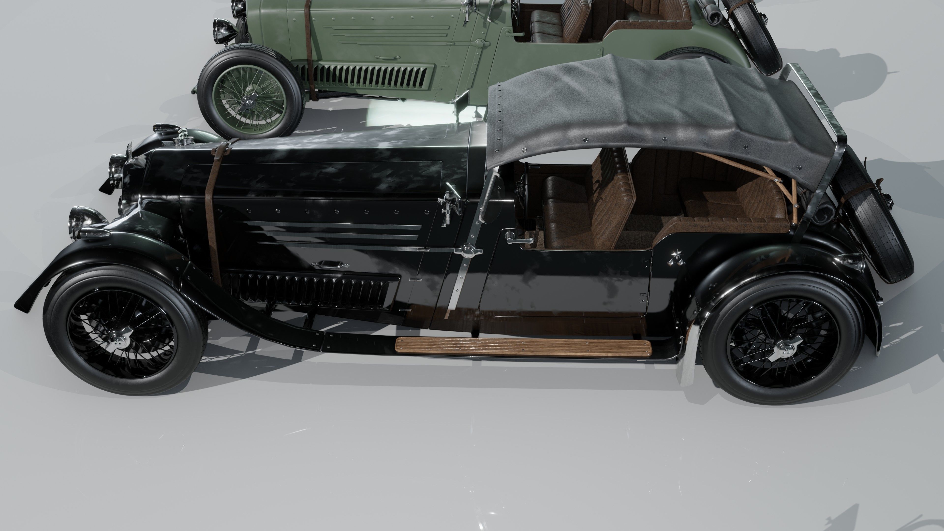 3D model 1920 to 1930 modular car VR / AR / low-poly | CGTrader