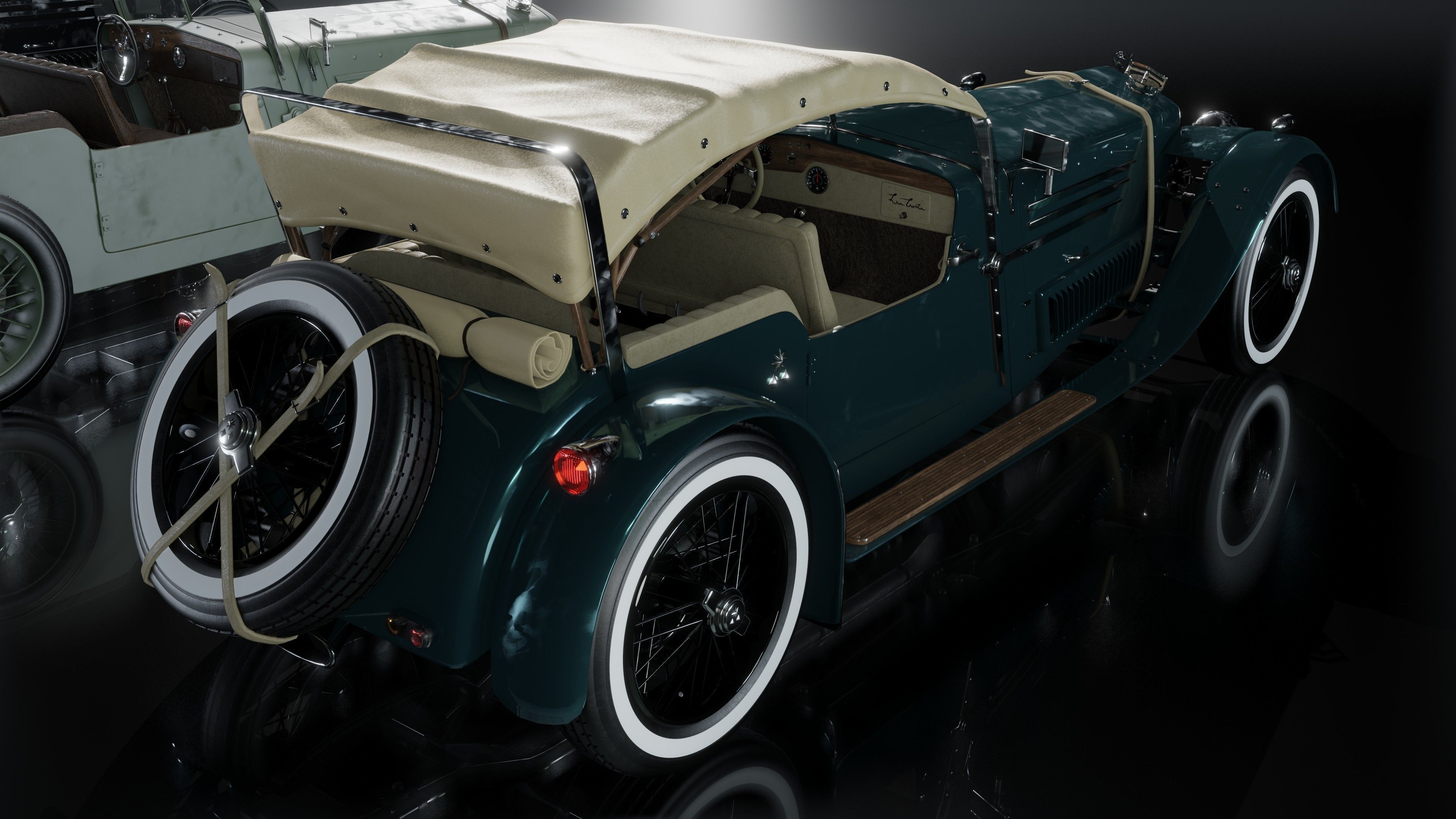 3D model 1920 to 1930 modular car VR / AR / low-poly | CGTrader