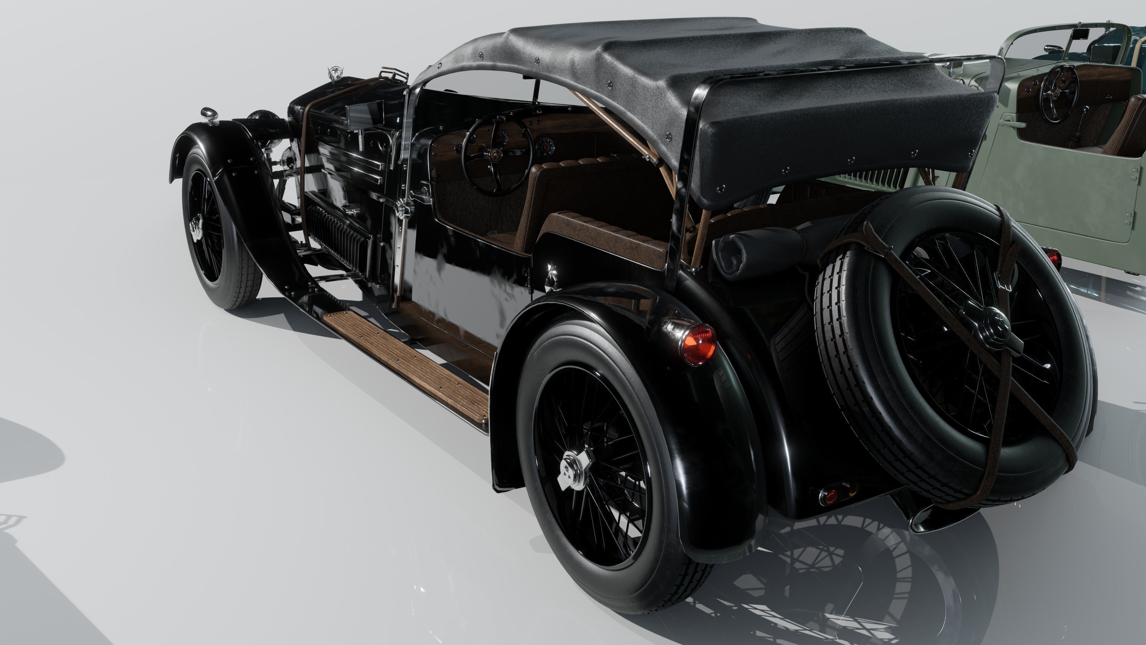3D model 1920 to 1930 modular car VR / AR / low-poly | CGTrader