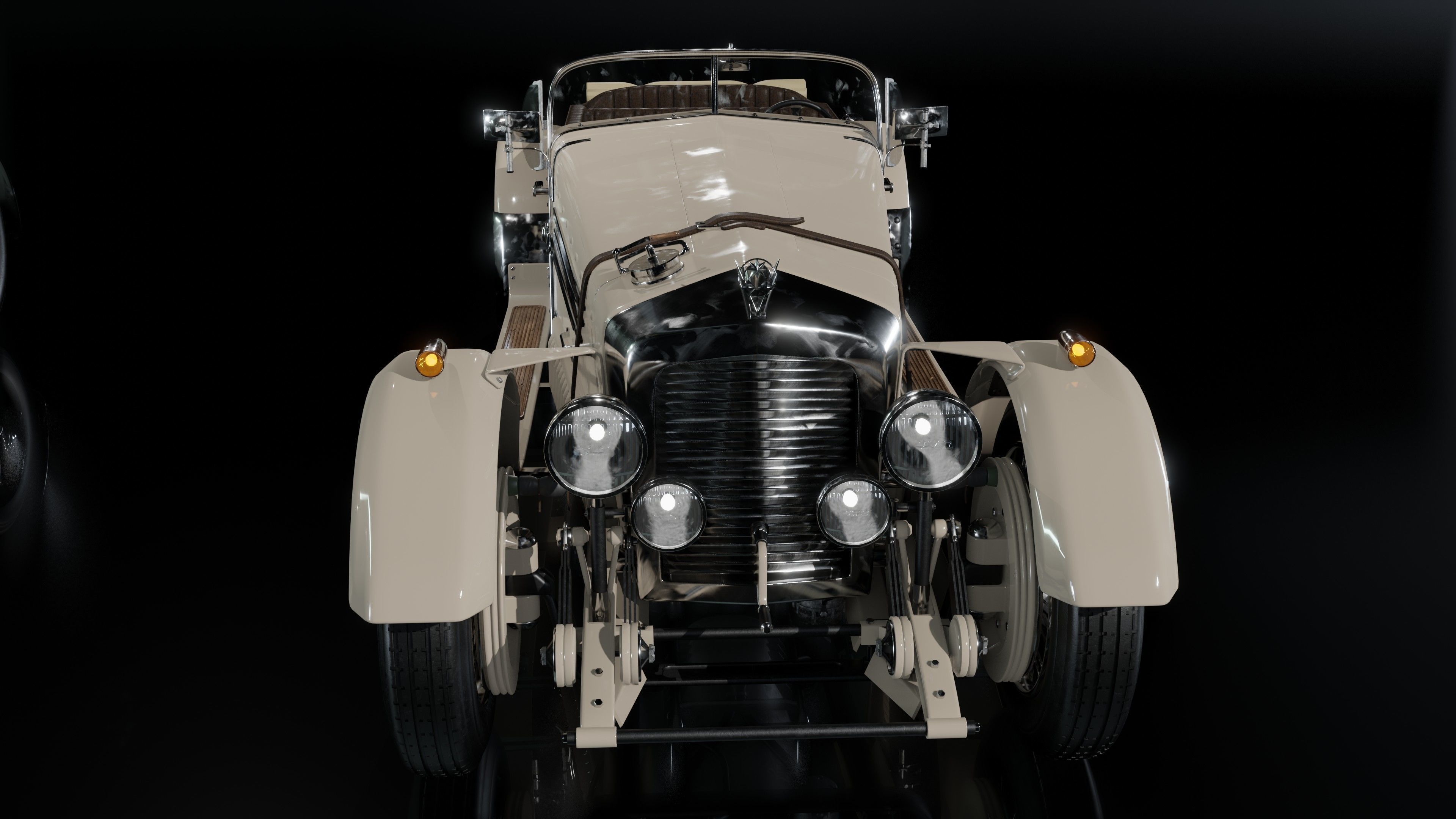 3D model 1920 to 1930 modular car VR / AR / low-poly | CGTrader