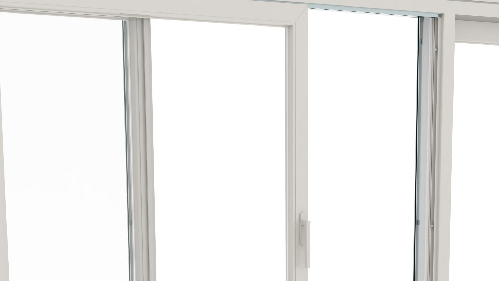 Window - sliding long bay - Full wall section 3D model | CGTrader