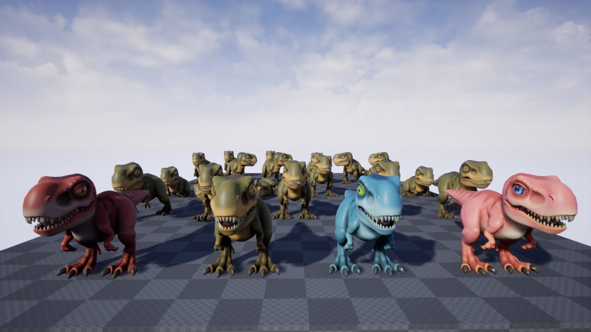 3D model Tyrannosaurus rex VR / AR / low-poly | CGTrader