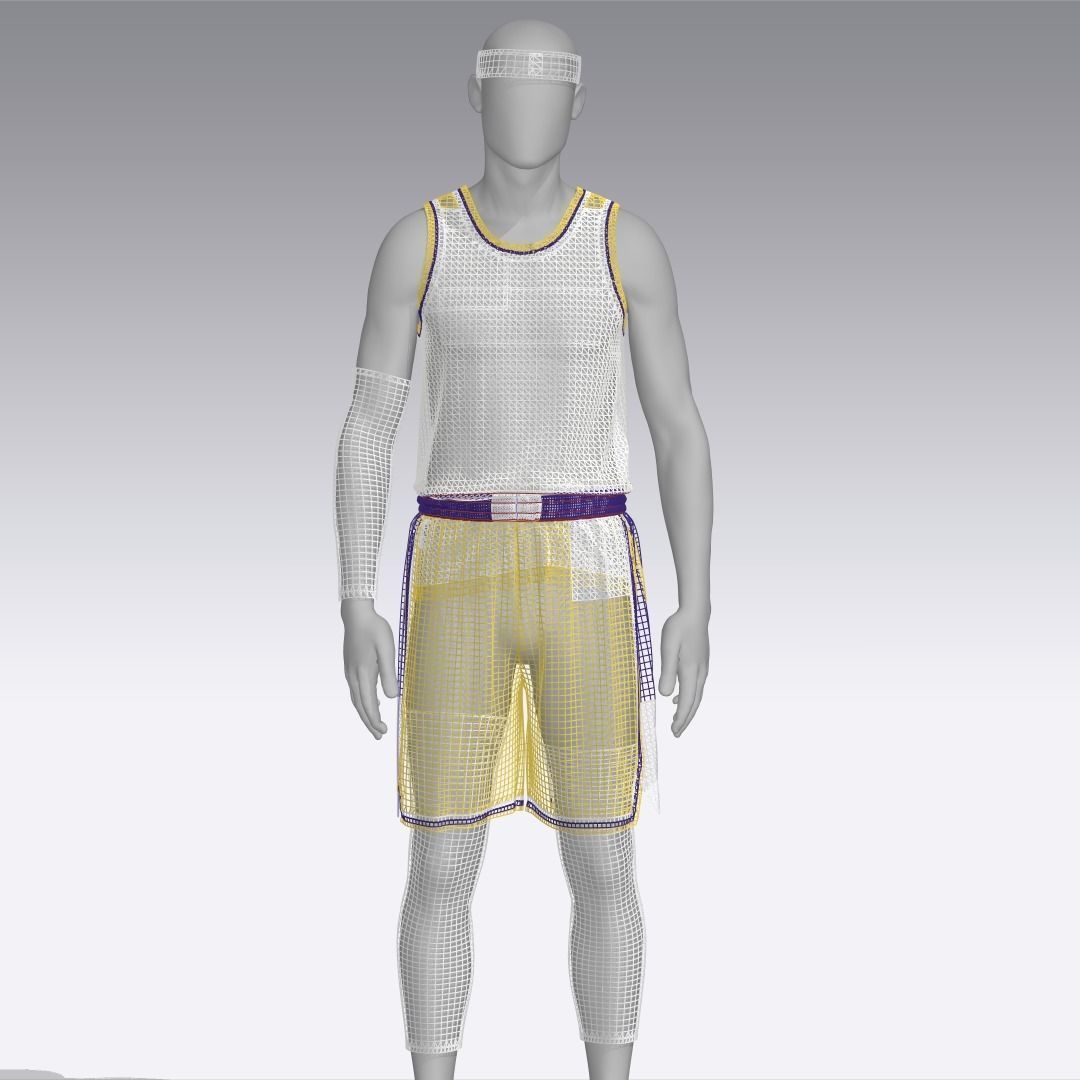 Lakers Basketball Jersey 3D model | CGTrader