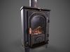3D model Log Burner VR / AR / low-poly | CGTrader