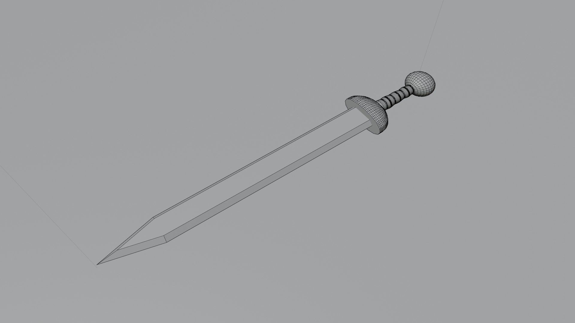 3D model Sword Low Poly Model 4k-Pbr VR / AR / low-poly | CGTrader