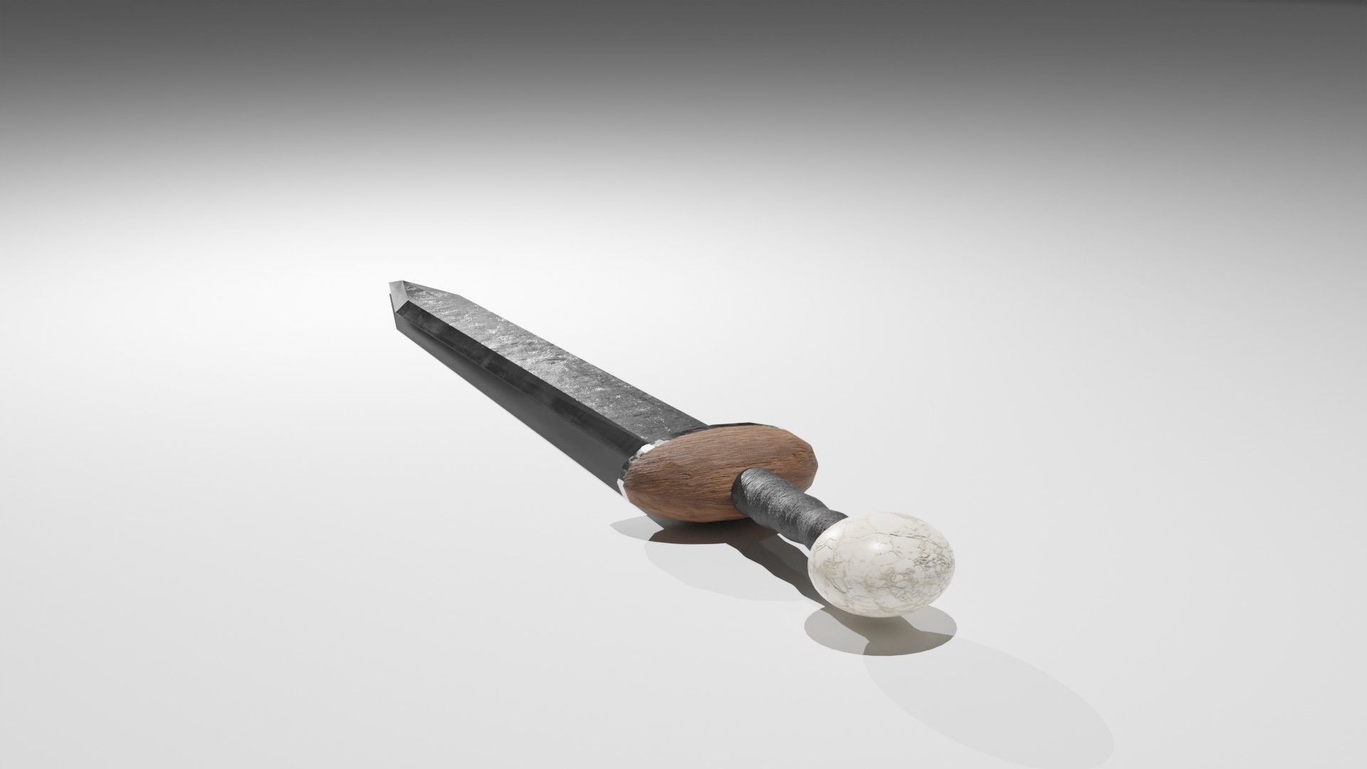 3D model Sword Low Poly Model 4k-Pbr VR / AR / low-poly | CGTrader