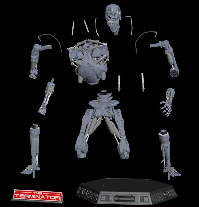 T-800 THE TERMINATOR 3D model 3D printable | CGTrader