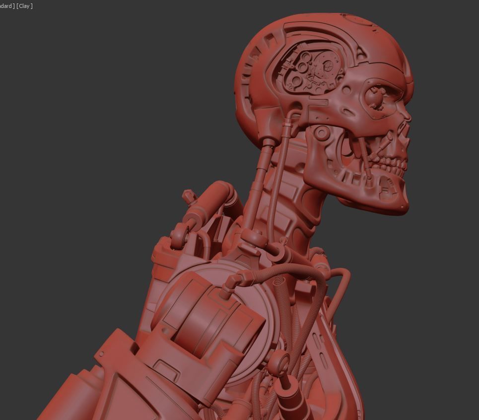 T-800 THE TERMINATOR 3D model 3D printable | CGTrader