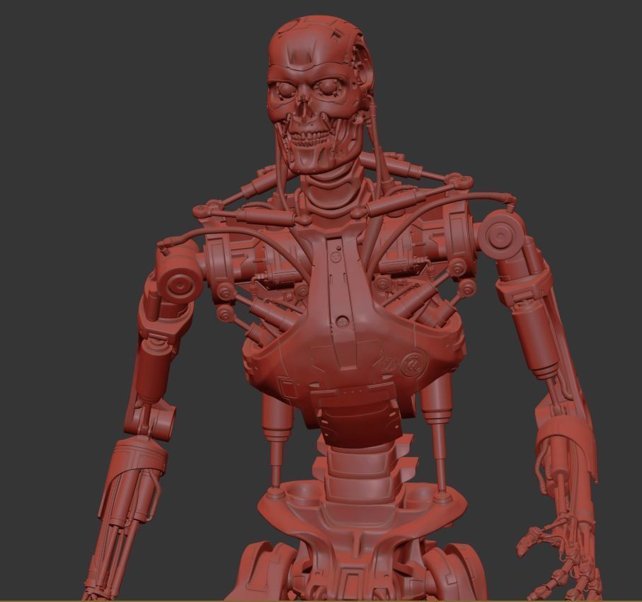 T-800 THE TERMINATOR 3D model 3D printable | CGTrader