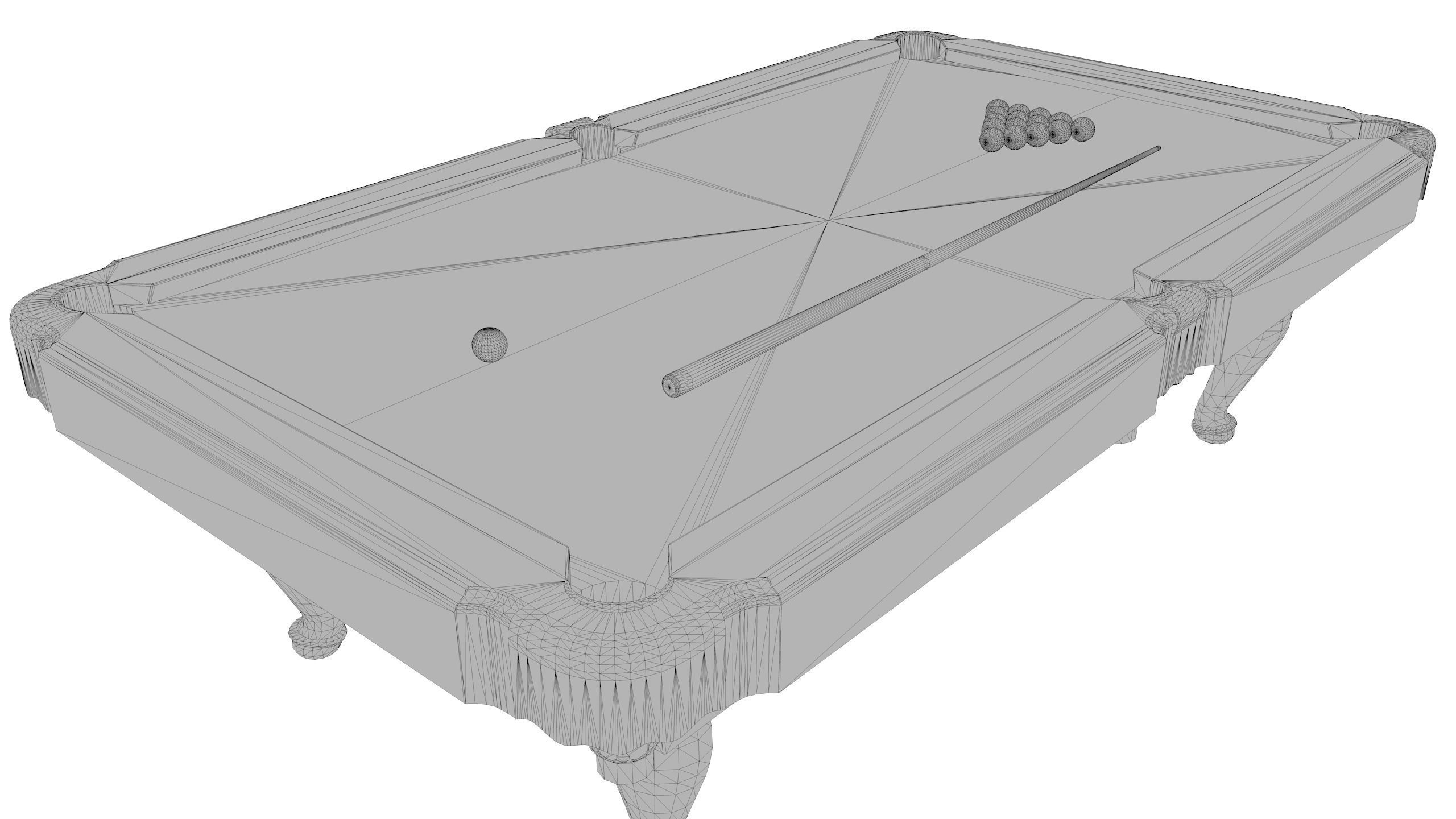 Pool Billiard Table 3D model | CGTrader
