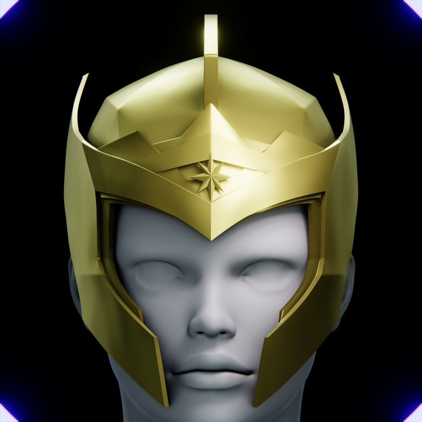WONDER WOMAN SOLDIER HELMET V3 3D model 3D printable | CGTrader
