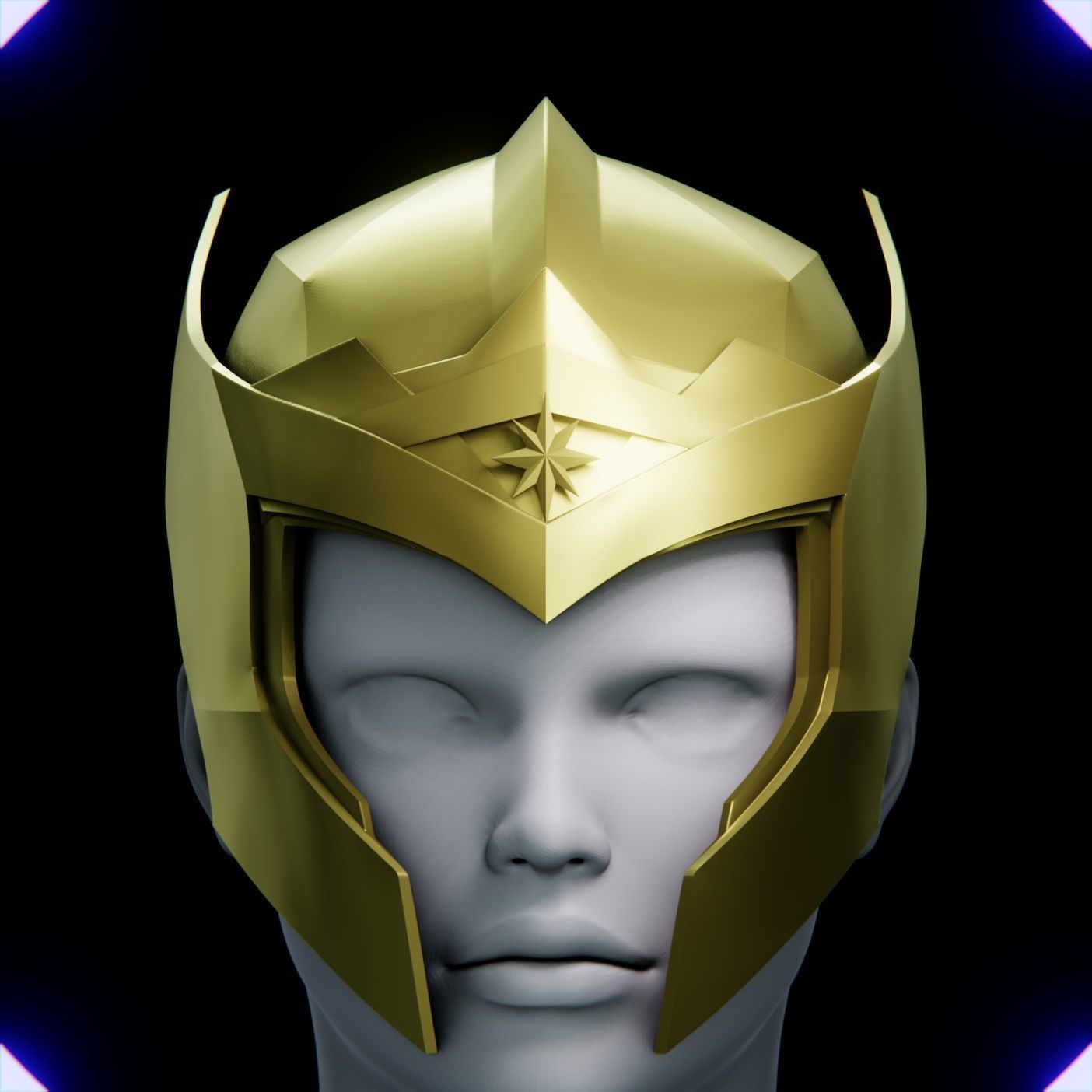 WONDER WOMAN SOLDIER HELMET V3 3D model 3D printable | CGTrader
