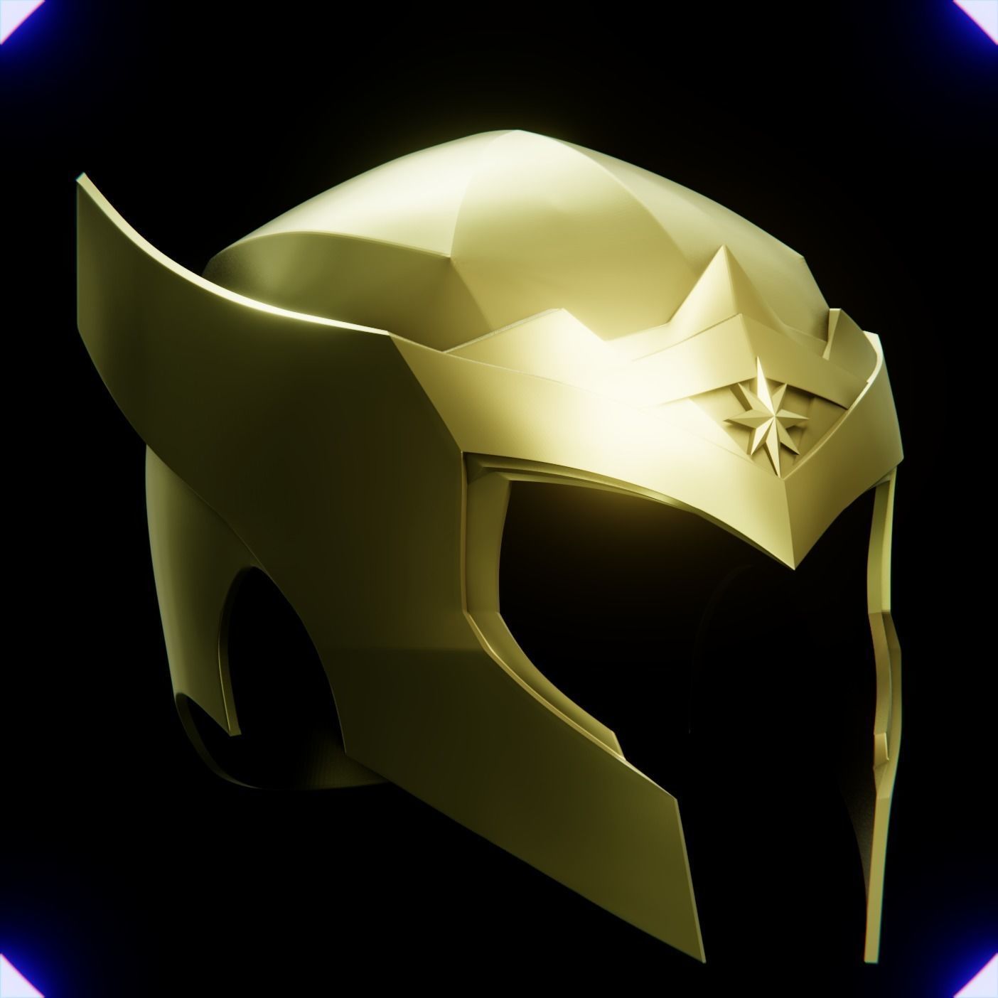 WONDER WOMAN SOLDIER HELMET V3 3D model 3D printable | CGTrader