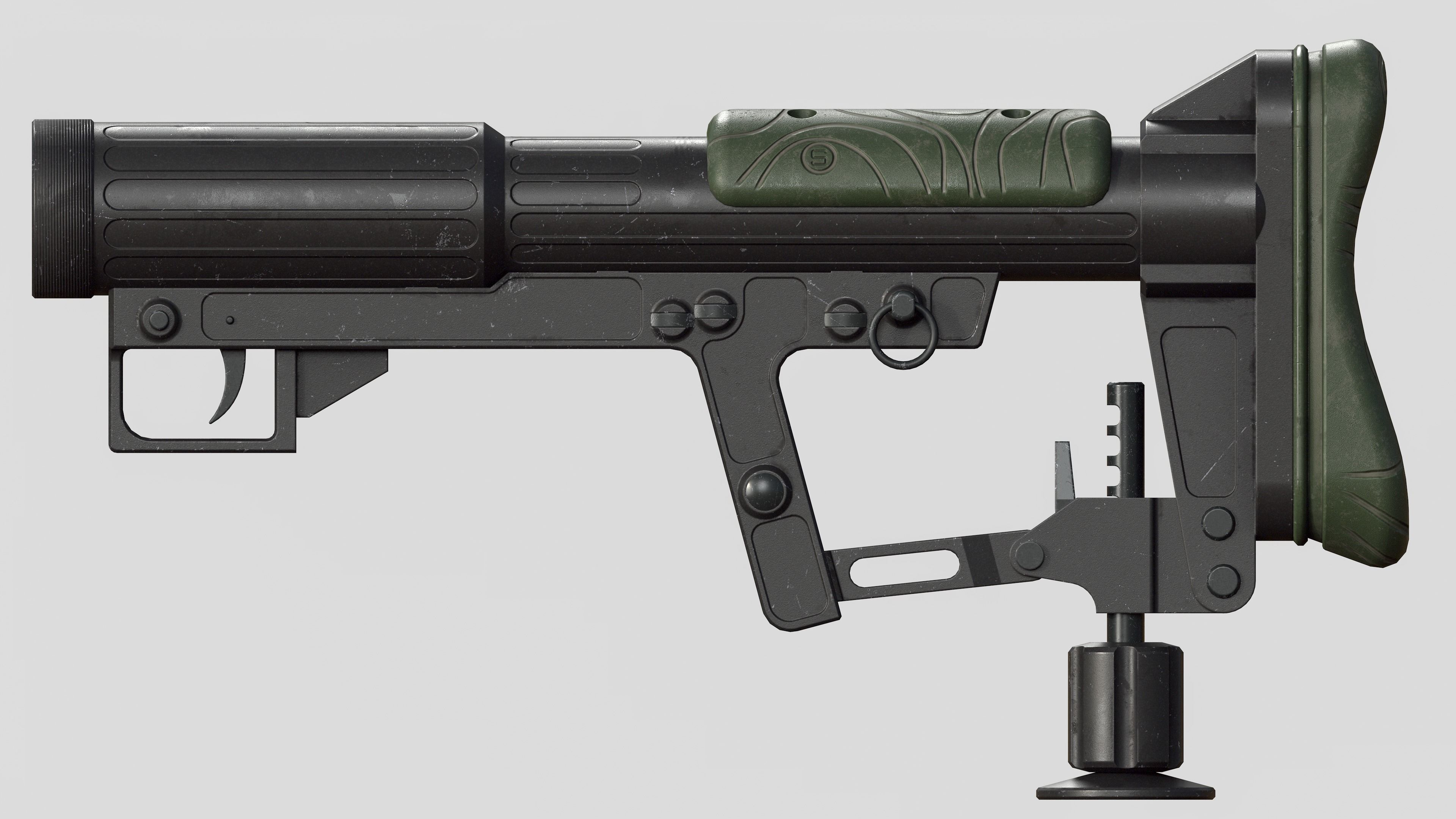 3D model Snipex M100 - Replica -LOW POLY VR / AR / low-poly | CGTrader