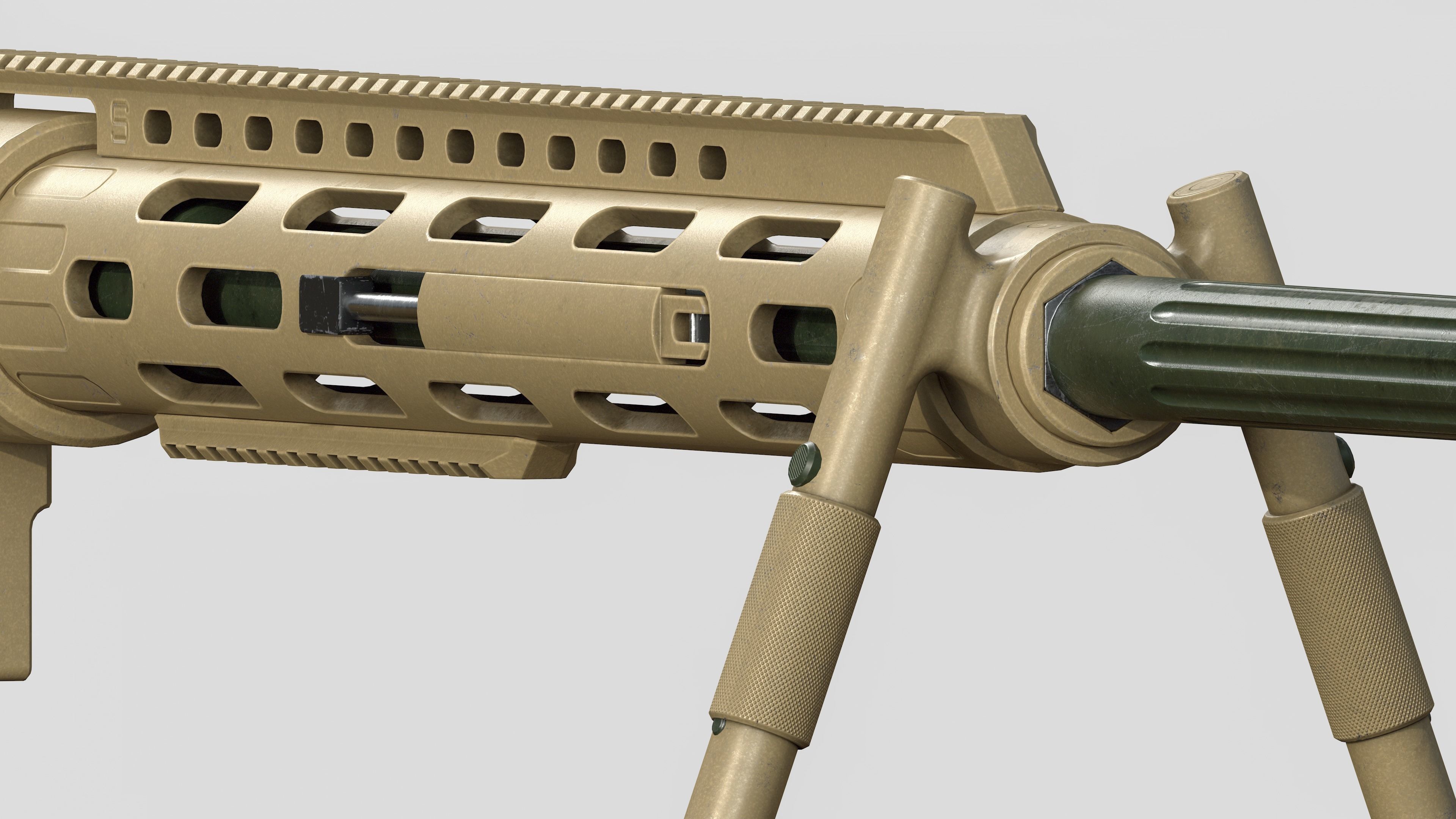 3D model Snipex M100 - Replica -LOW POLY VR / AR / low-poly | CGTrader