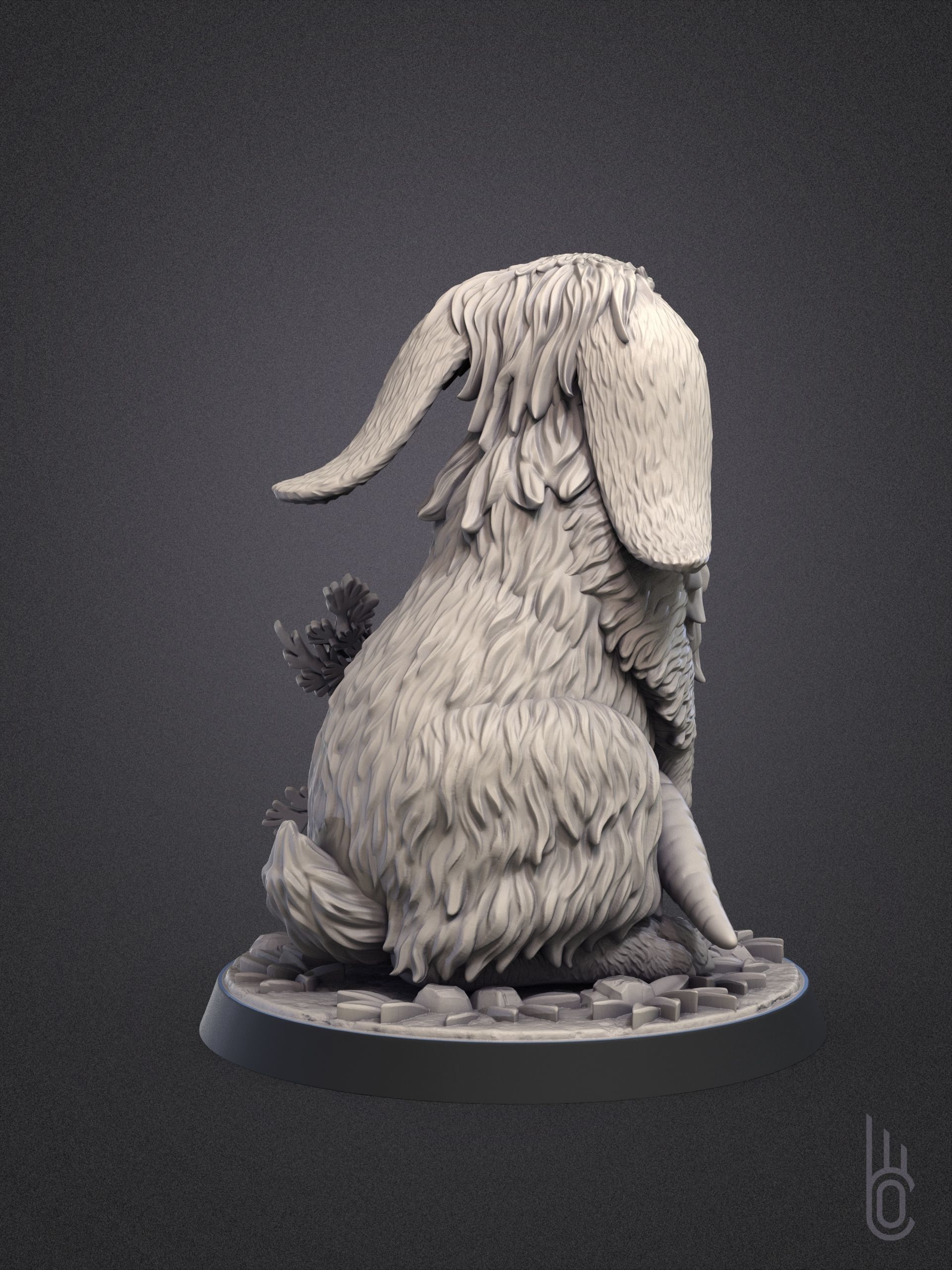Rabbit 3D model 3D printable | CGTrader