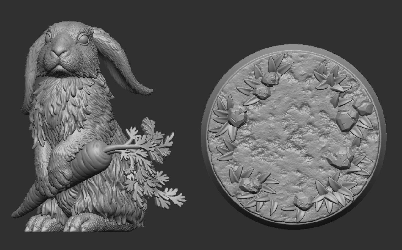 Rabbit 3D model 3D printable | CGTrader