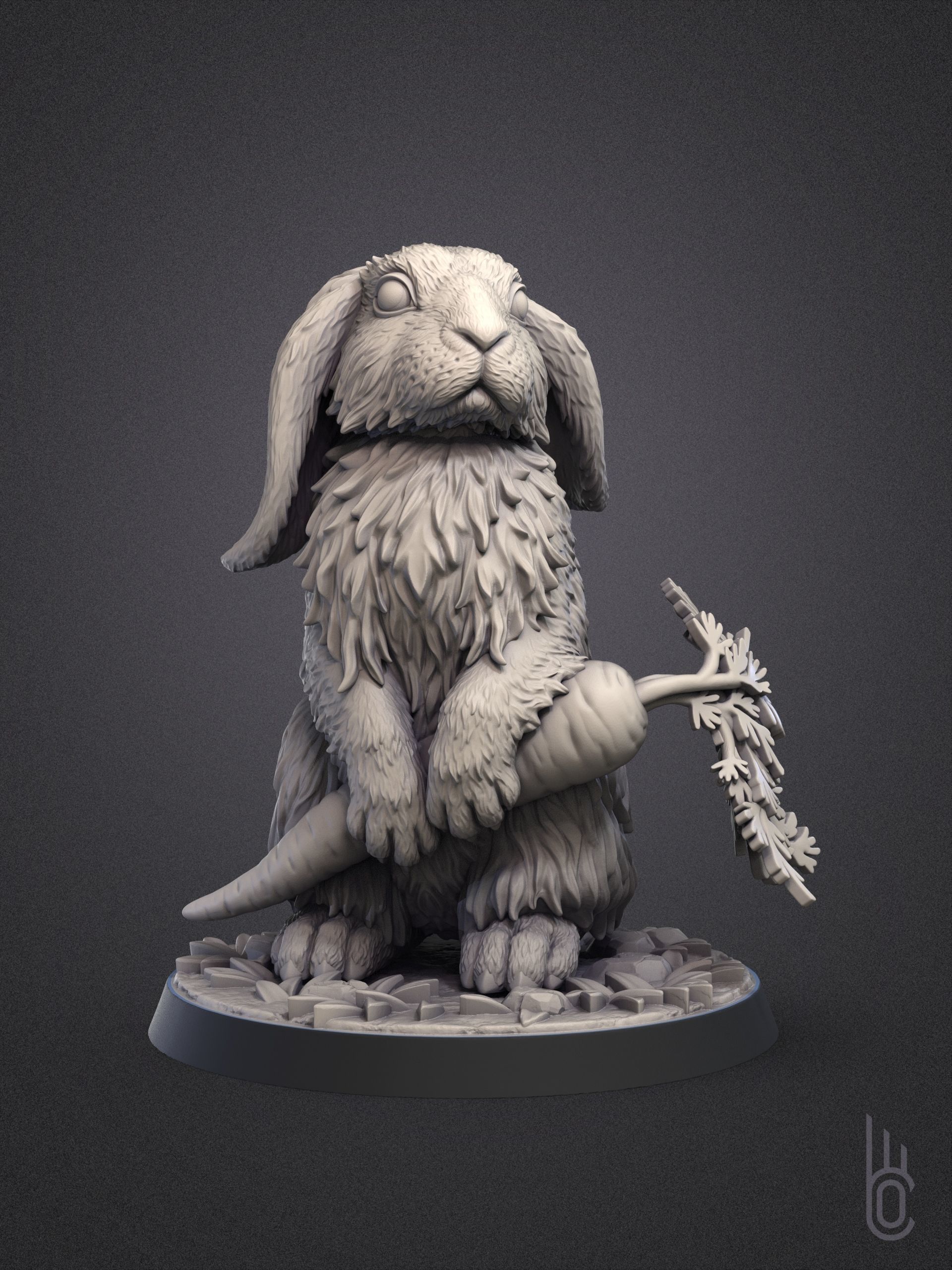 Rabbit 3D model 3D printable | CGTrader