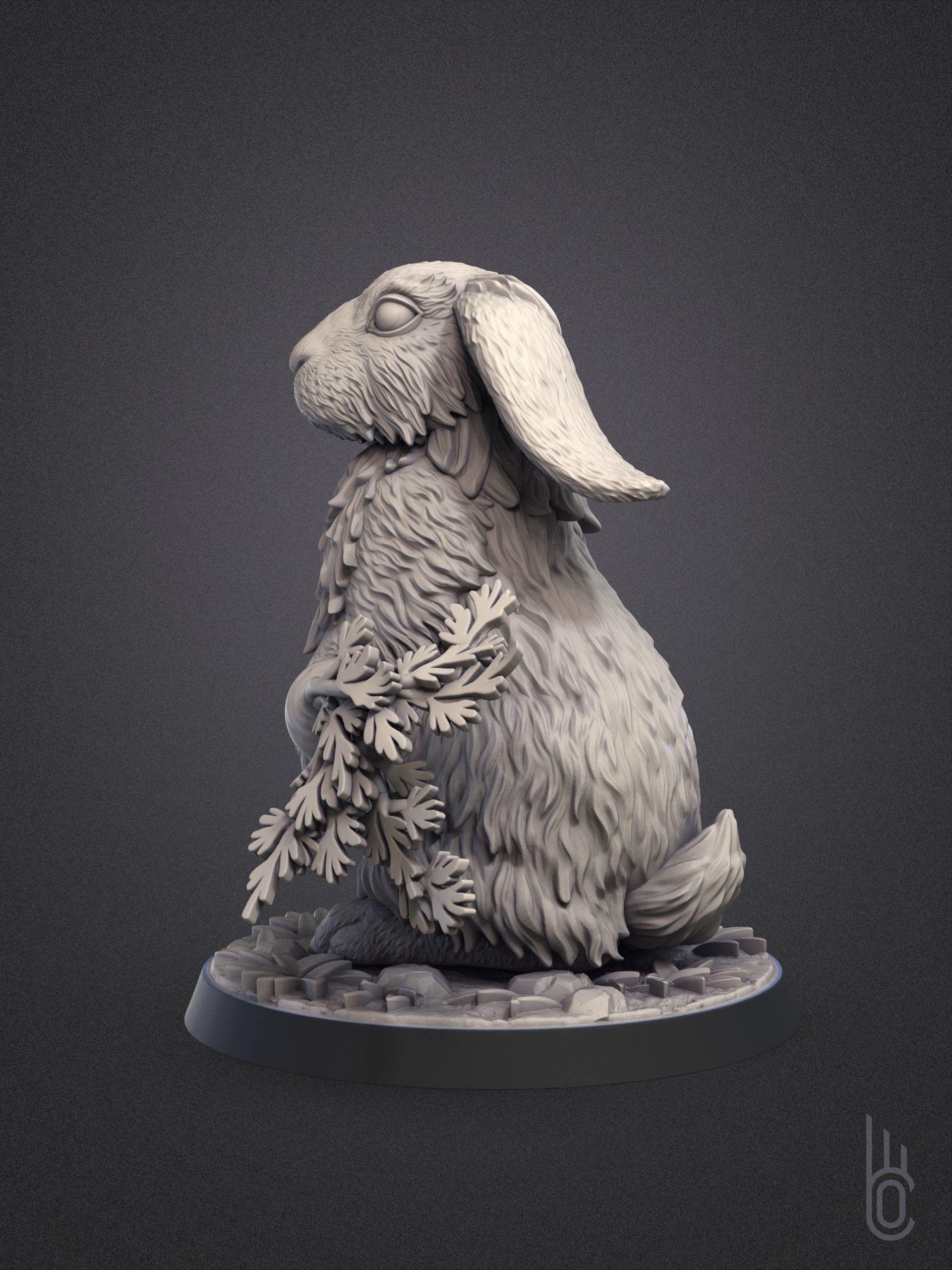 Rabbit 3D model 3D printable | CGTrader