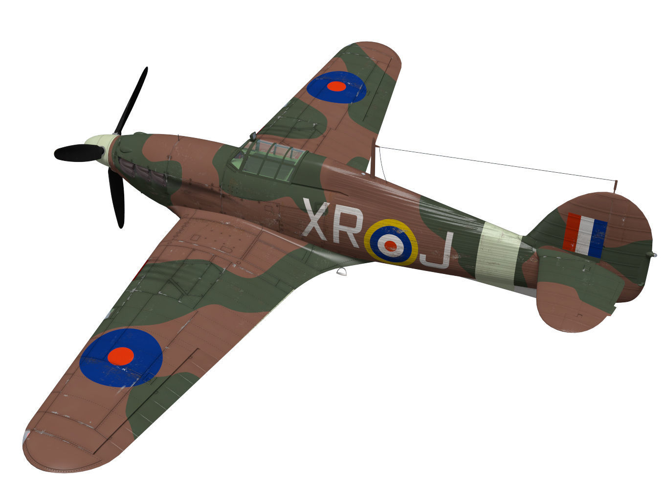 Hawker Hurricane MK1b 3D model | CGTrader