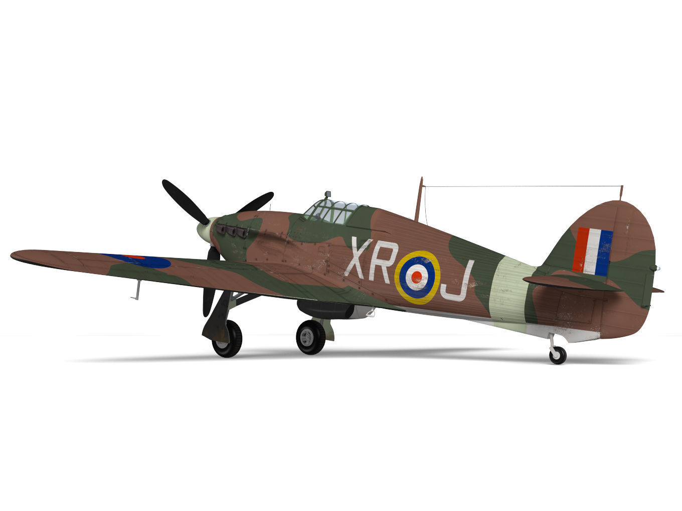 Hawker Hurricane MK1b 3D model | CGTrader