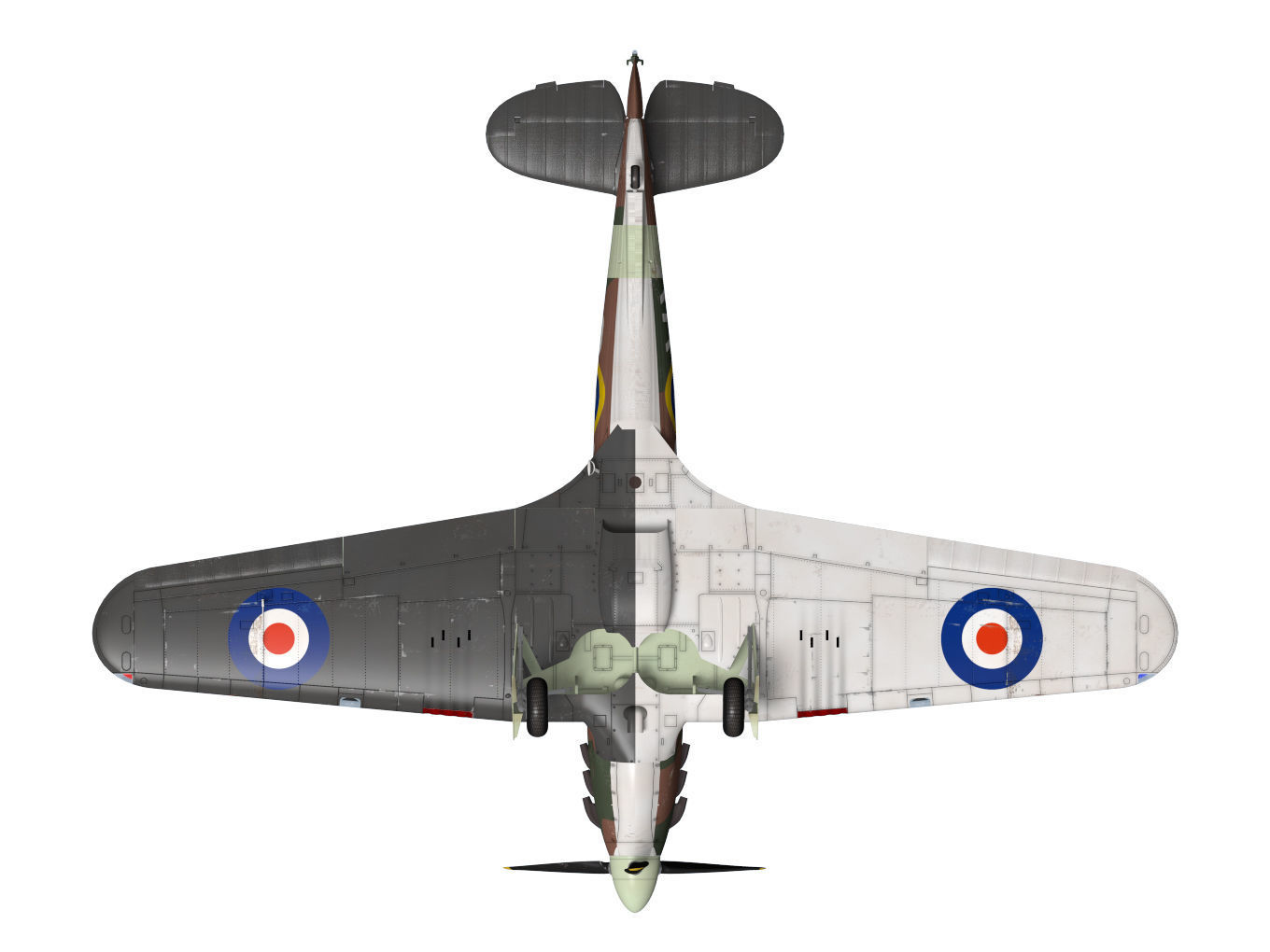Hawker Hurricane MK1b 3D model | CGTrader