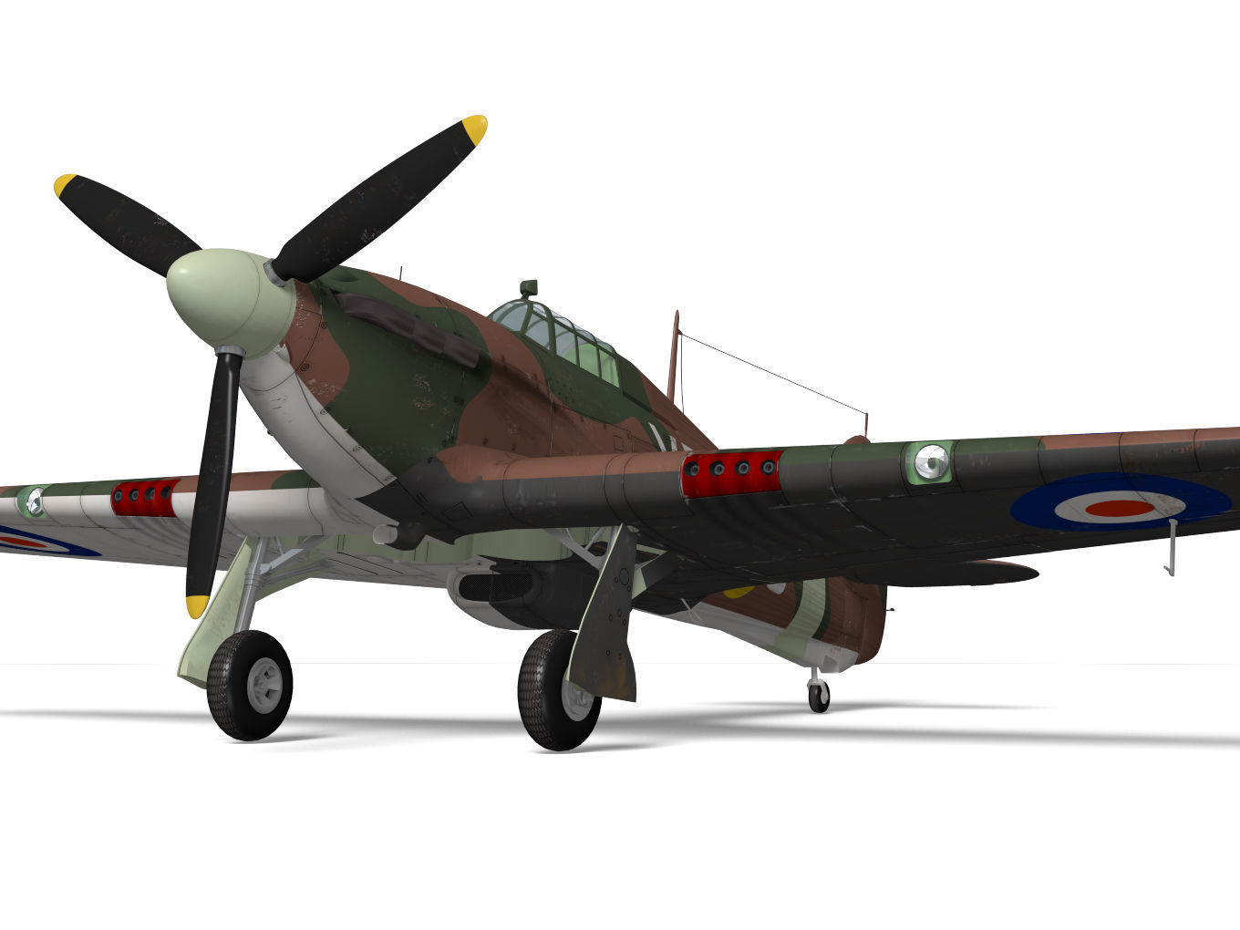 Hawker Hurricane MK1b 3D model | CGTrader