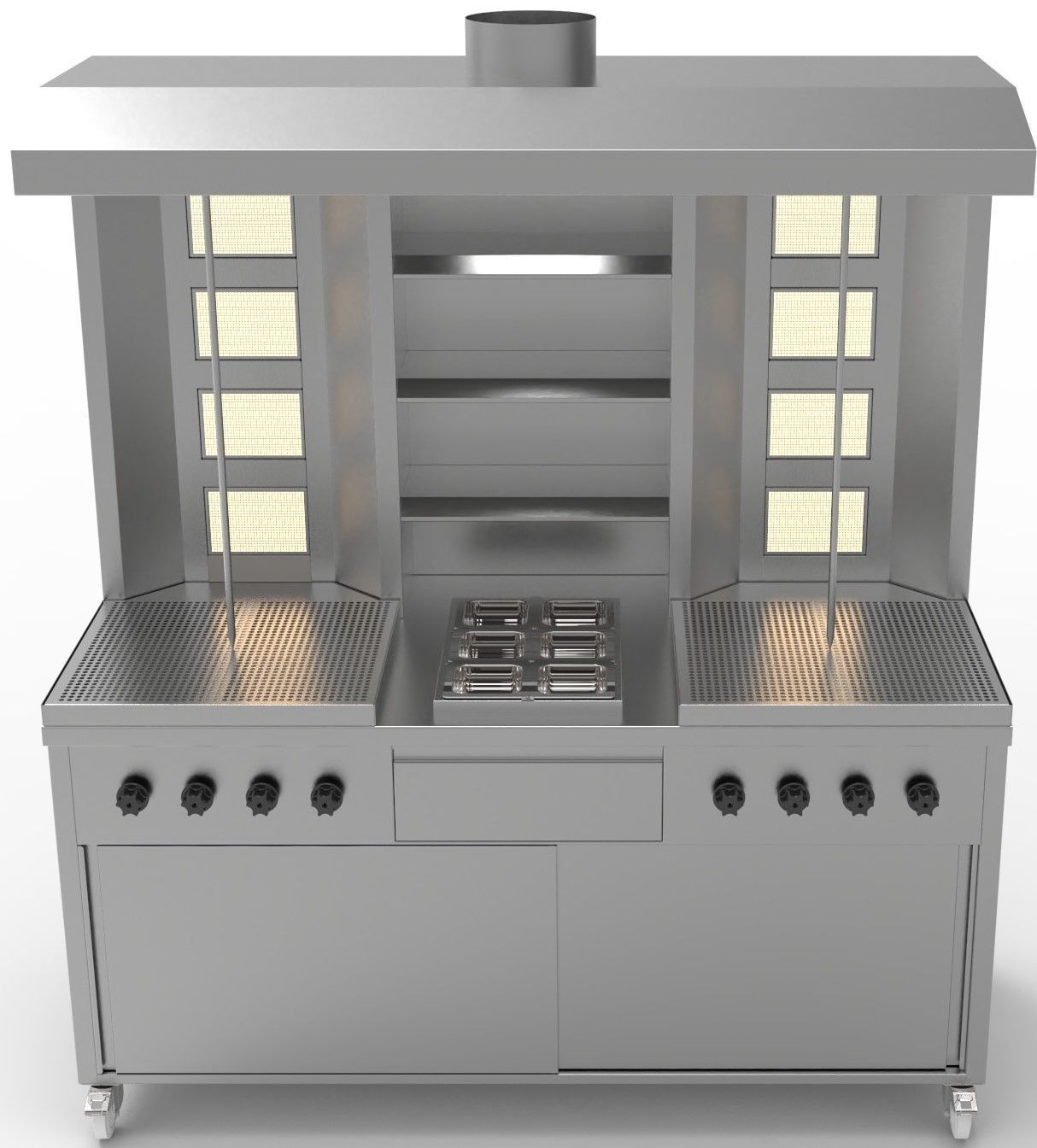 Grill Vertical 3D model | CGTrader