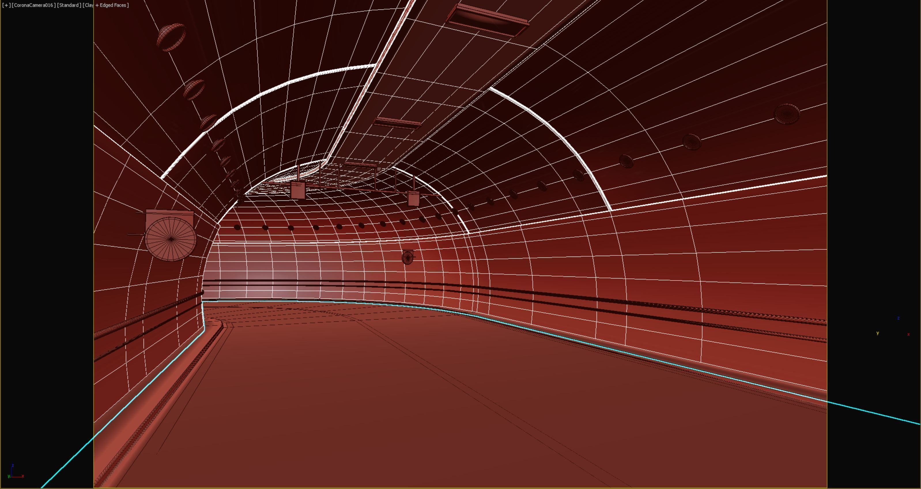 3D model low poly road tunnel VR / AR / low-poly | CGTrader