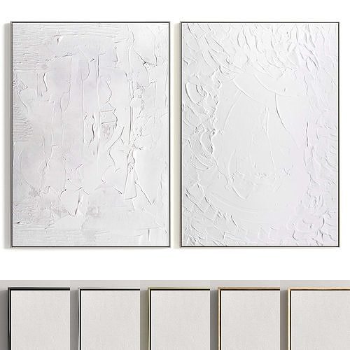 3D model Plaster Two Photo Frame 229 VR / AR / low-poly | CGTrader