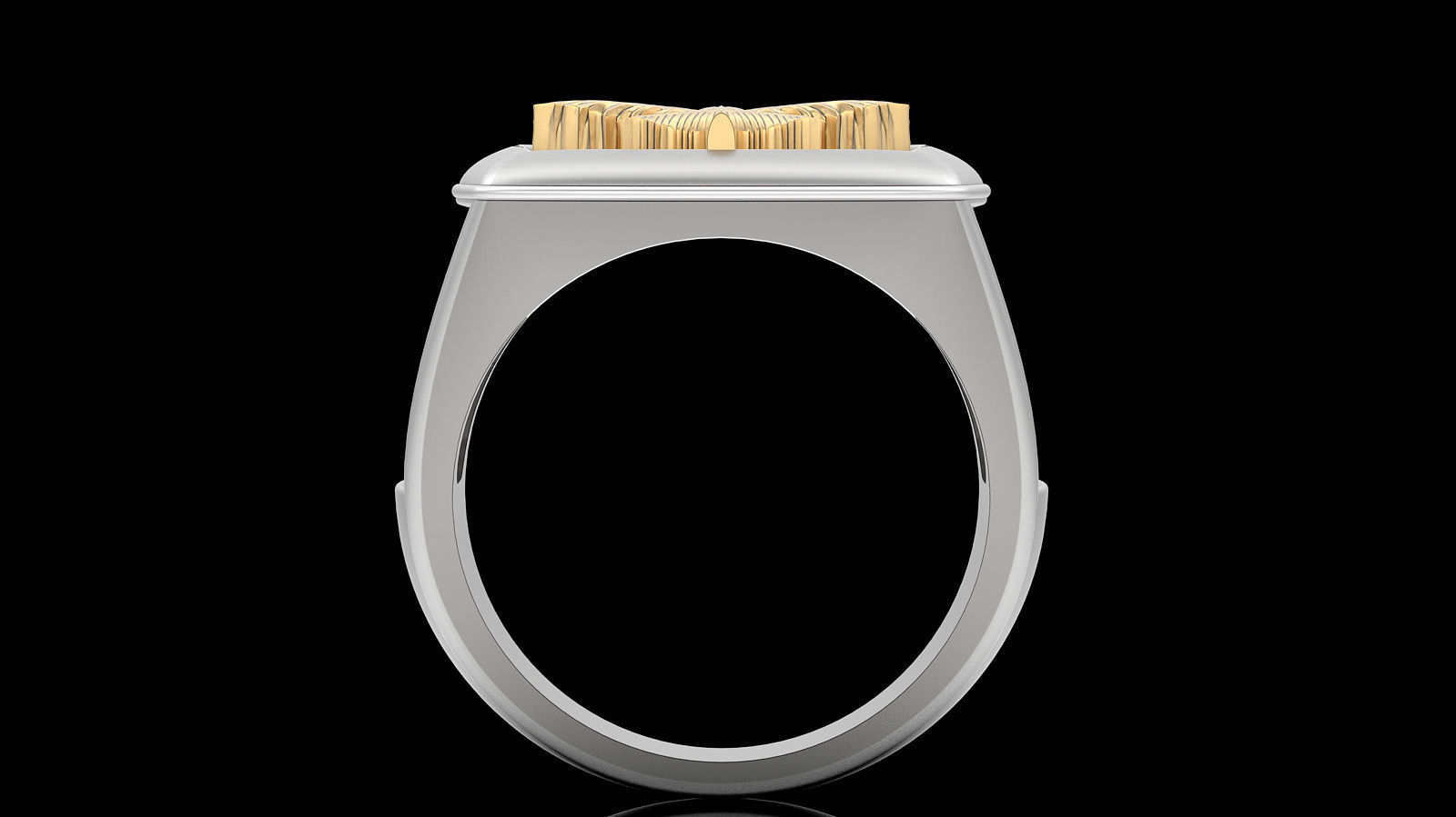 Marijuana ring silver gold jewelry printable 3D model 3D model 3D ...